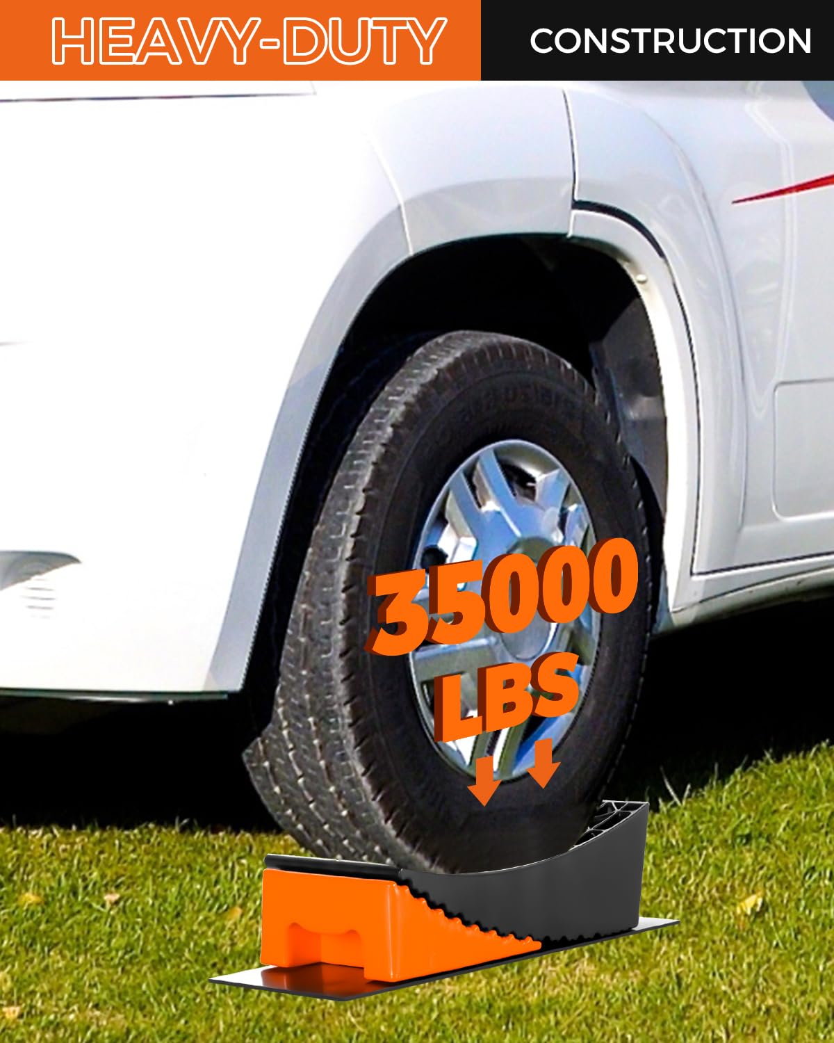Snapklik.com : RV Leveling Blocks Ramp Kit, 2 Pack Camper Levelers For ...