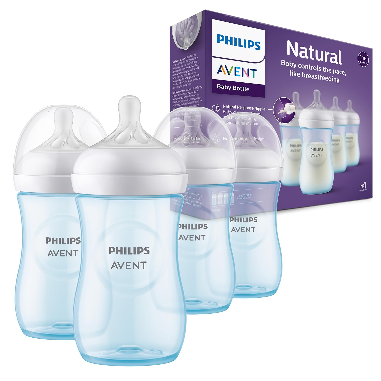 Buy AVENT Philips Natural Baby Bottle With Natural Response Nipple ...