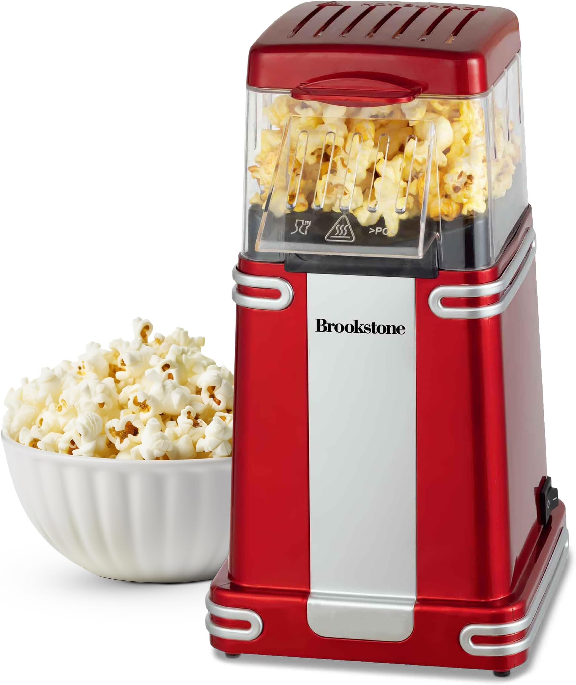 Amazon.com: Popcorn Machine Hot Air Popcorn Maker No Oil, High Popping ...