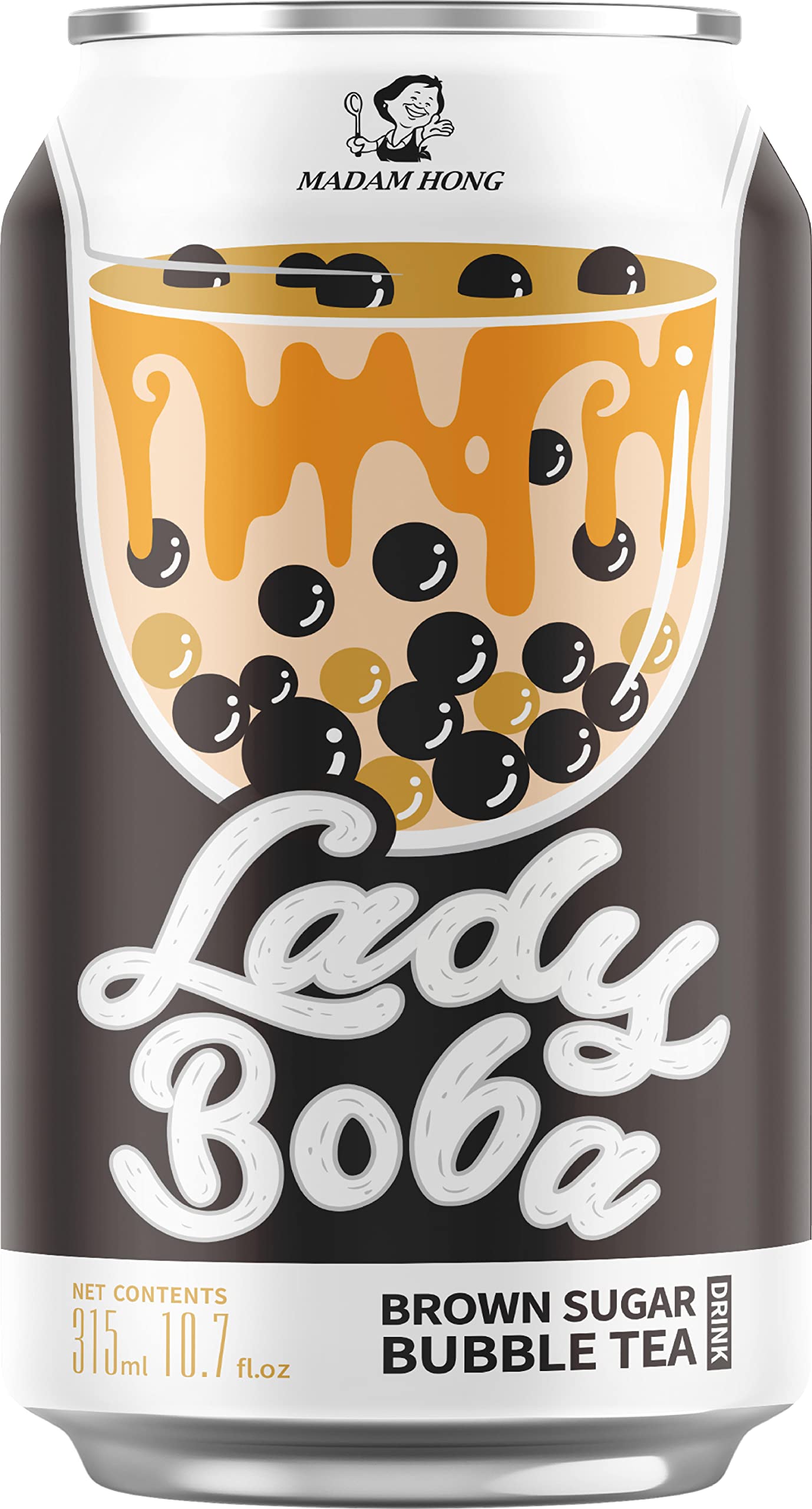 Buy (Pack of 24) Lady Boba 24 Cans. Milk Bubble Tea with Boba Pearls in ...