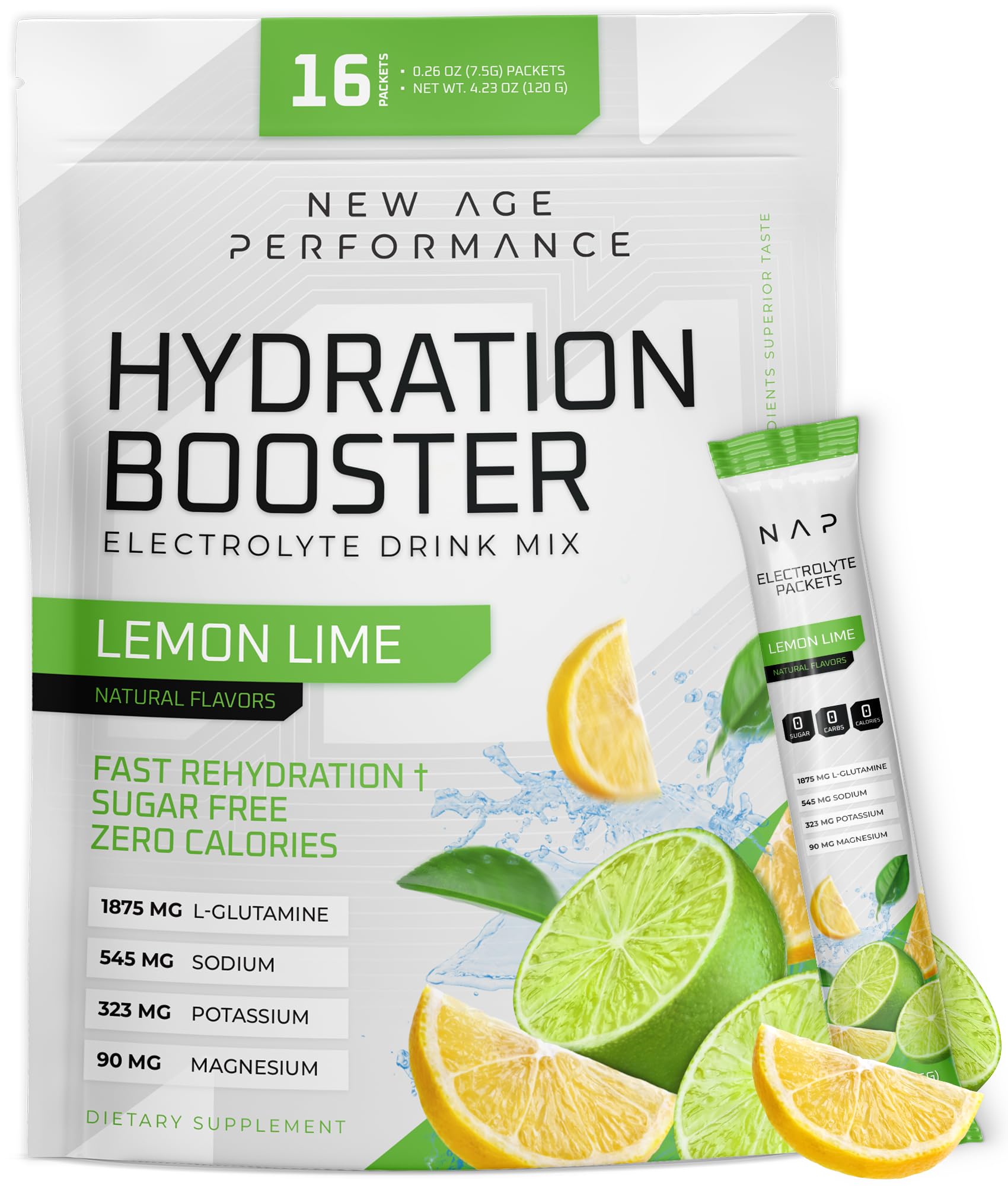 Amazon.com: New Age Performance Hydration Packets, Electrolytes Powder ...