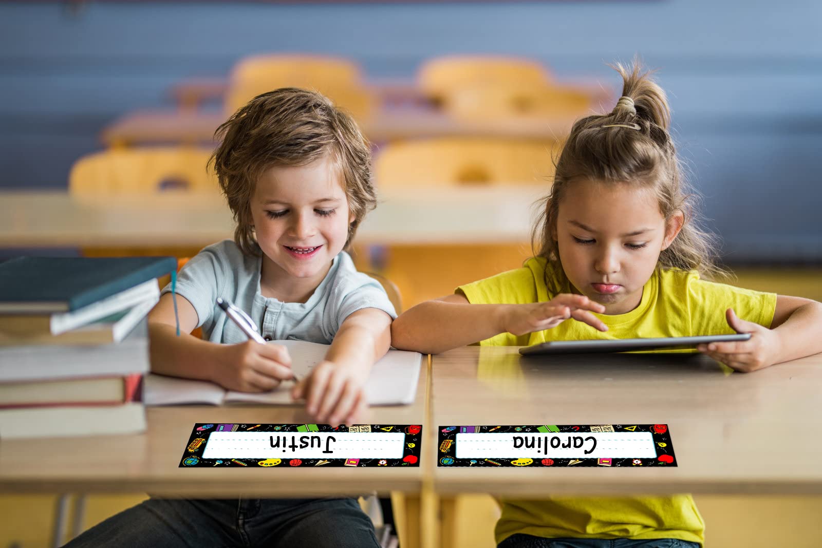 Snapklik.com : WaaHome Name Tags For Classroom - 36pcs Desk Cubby Name ...