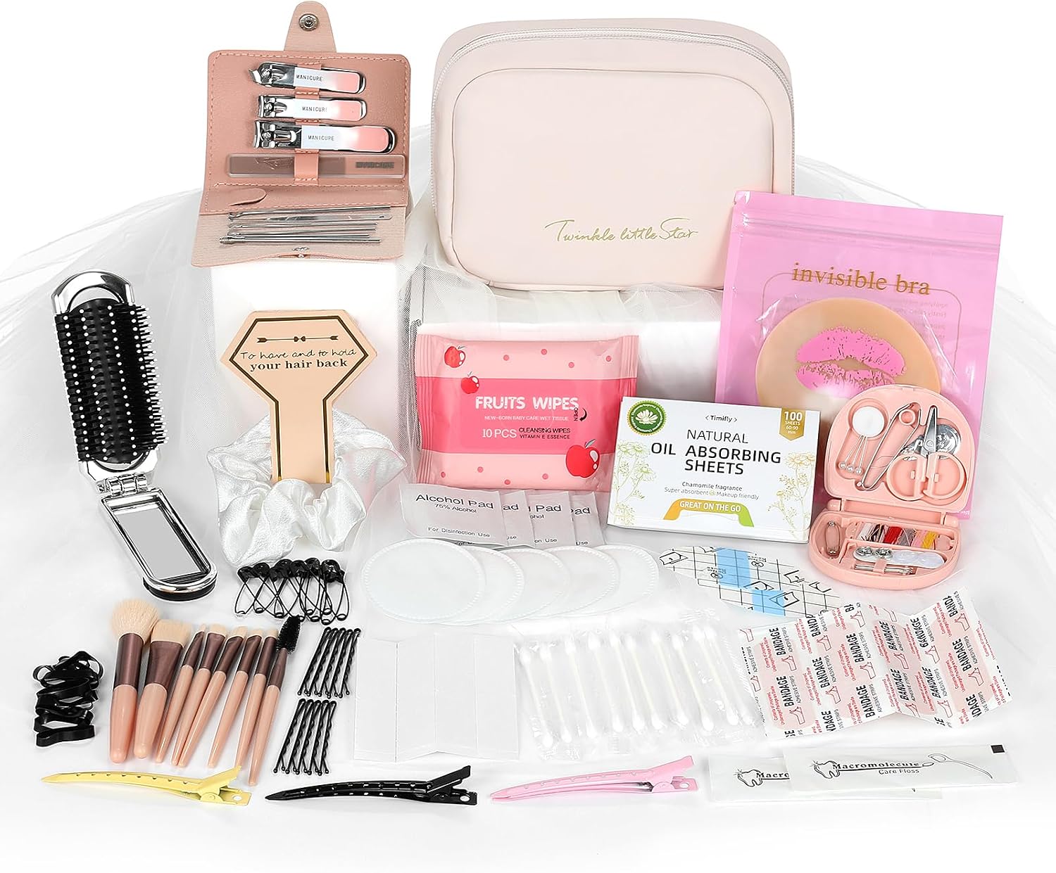 Wedding Day Emergency Kit: Mini Emergency Kit for Women - 41 Items ...