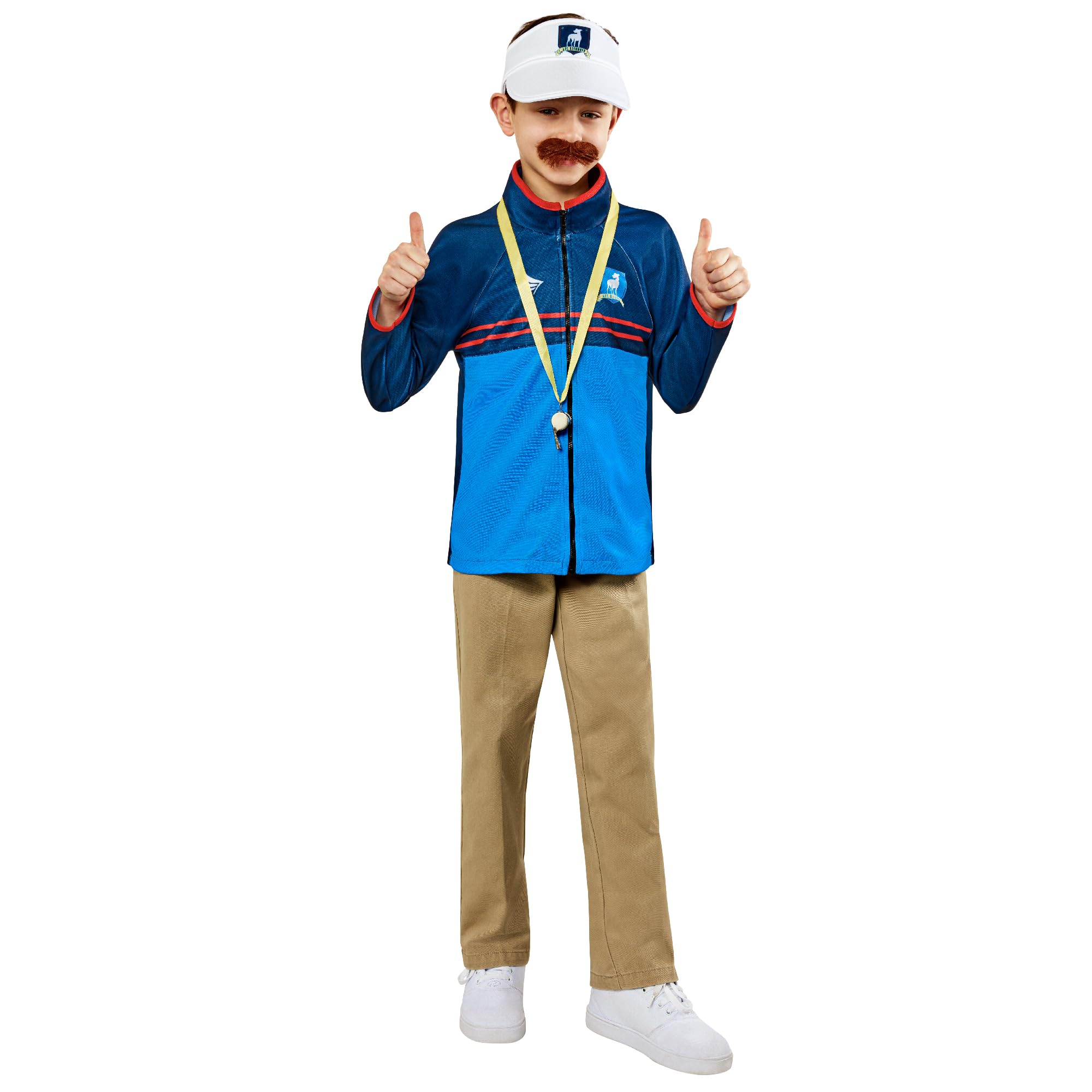 Amazon.com: Rubies Child's Ted Lasso Costume Kit : Clothing, Shoes ...