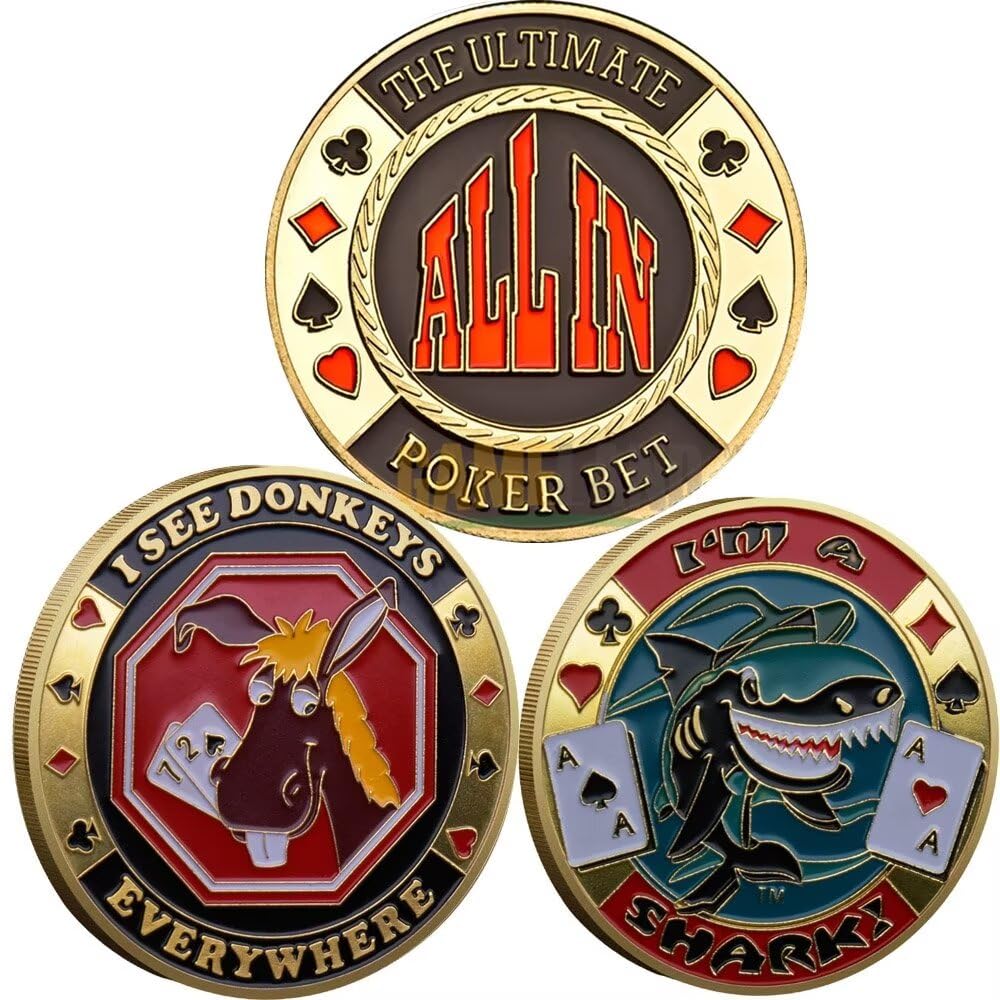 Amazon.com: Poker Card Guard Coin Collectibles Table Games Poker - Good ...