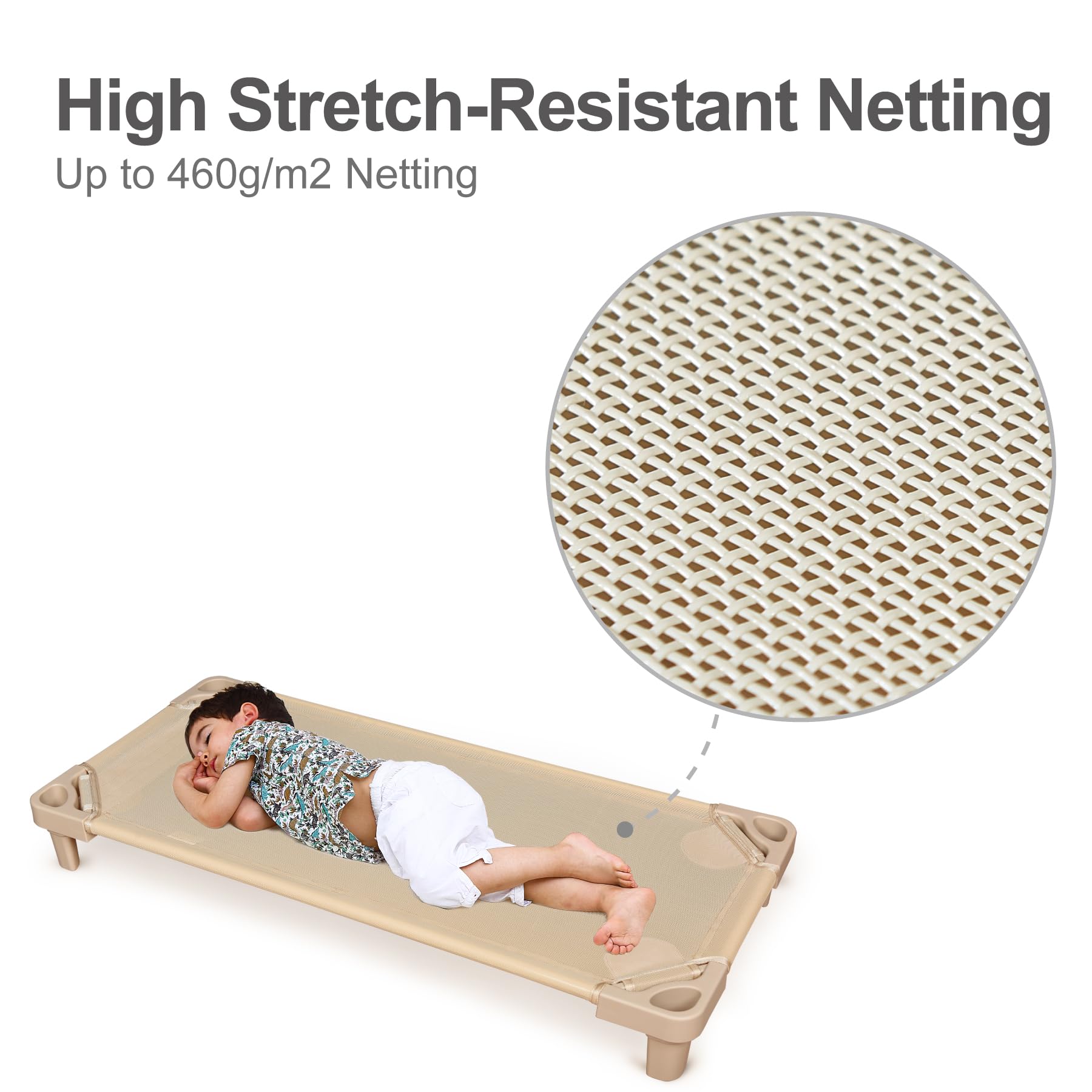 Snapklik.com : KRAND Kids Stackable Daycare Cot Rest Mat
