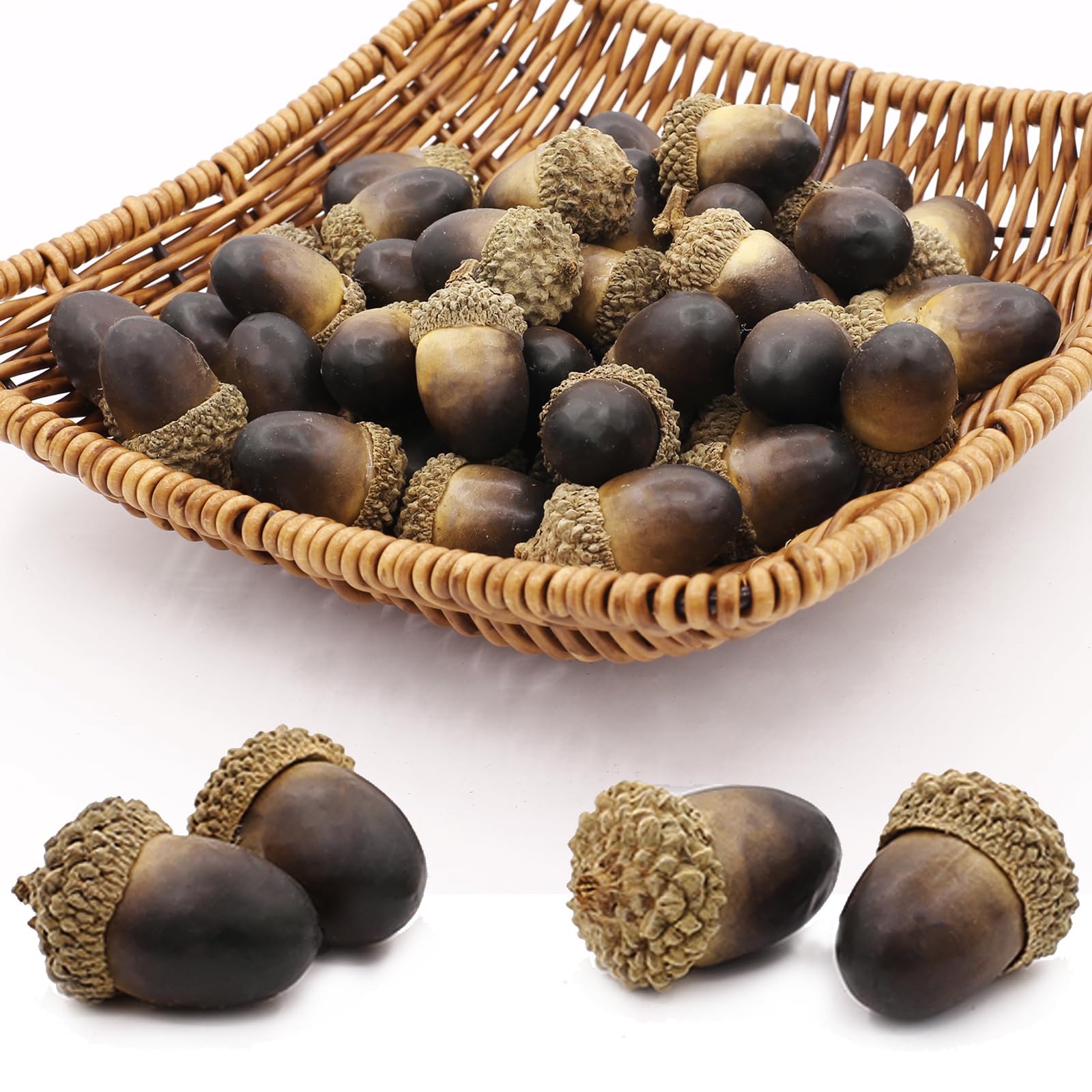 Amazon.com: Tuxiaobu Artificial Fruits Acorns for Decoration Lifelike ...