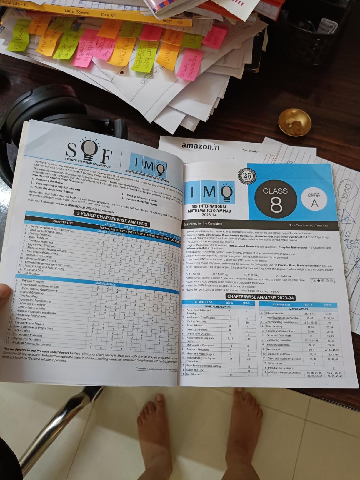 Buy MTG IMO Class-8 Olympiad 10 Previous Years Papers (2023-2019 Set A & B) Mathematics with ...