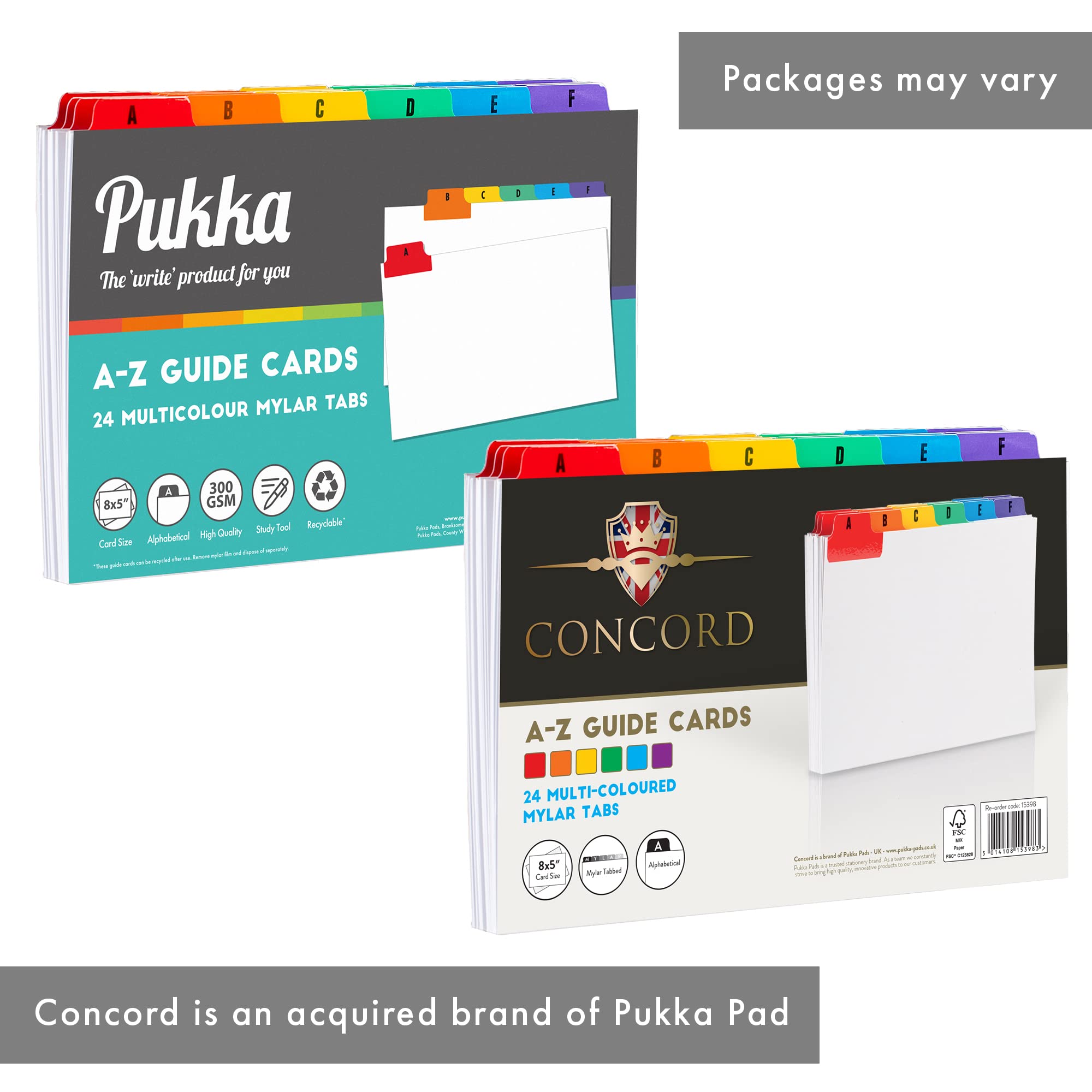 Index Cards 8x5 Concord Guide Card 8x5 Inch – 15398 Index Cards For ...