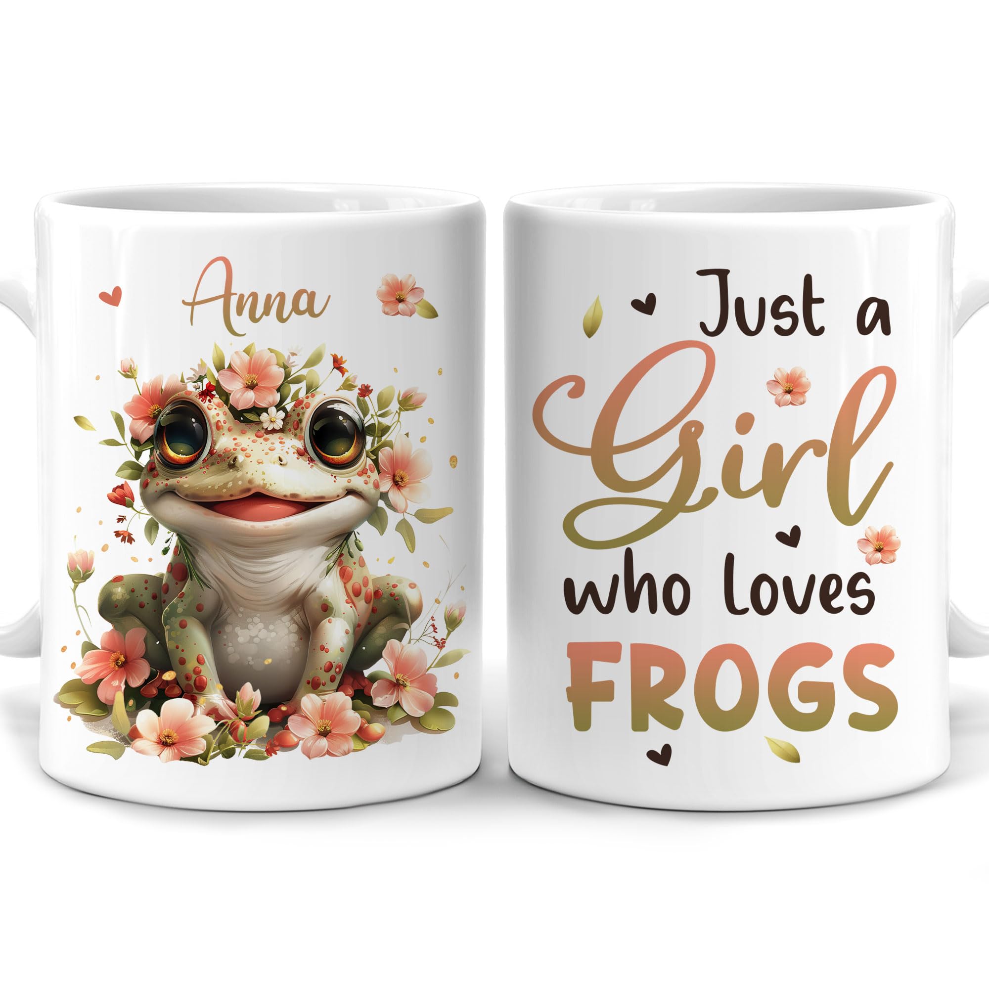 Amazon.com: Hyturtle Personalized Cute Frog Coffee Mug - Gift For Frog ...