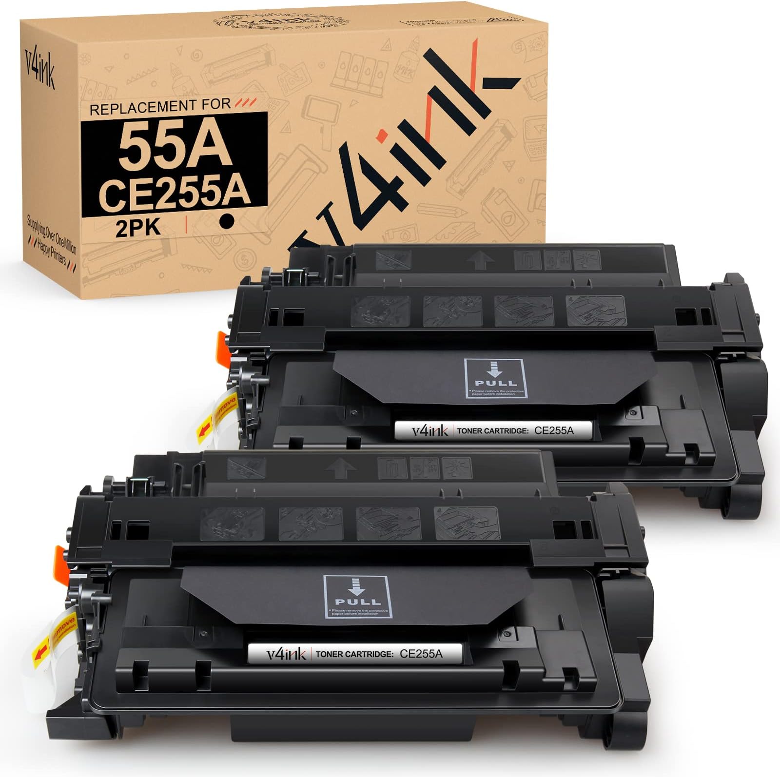 Amazon.com: v4ink CE255X Toner Cartridge Compatible Replacement for HP ...