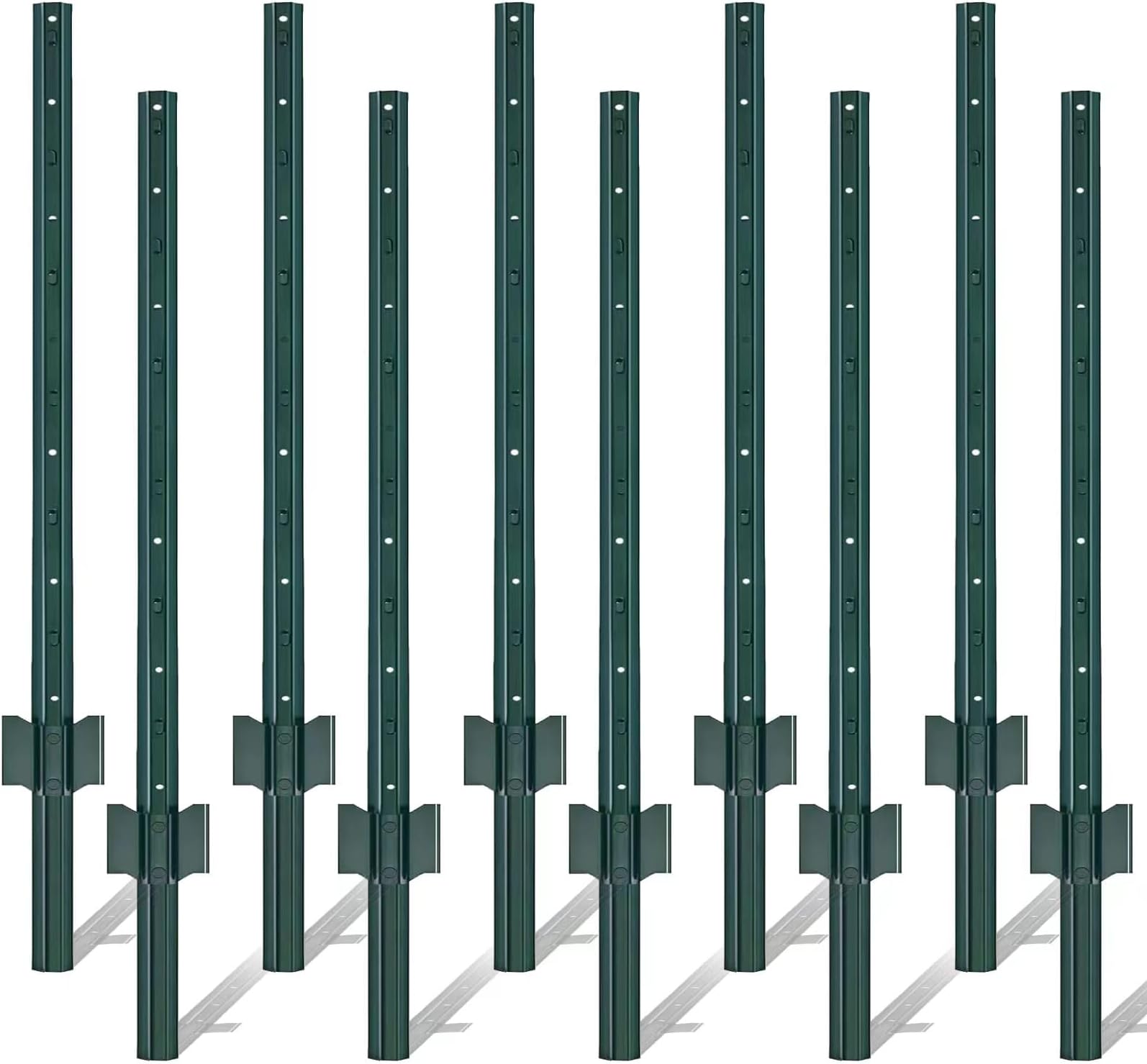 Amazon.com : AMAGABELI GARDEN & HOME Fence Posts 3Feet 10Pack Sturdy ...