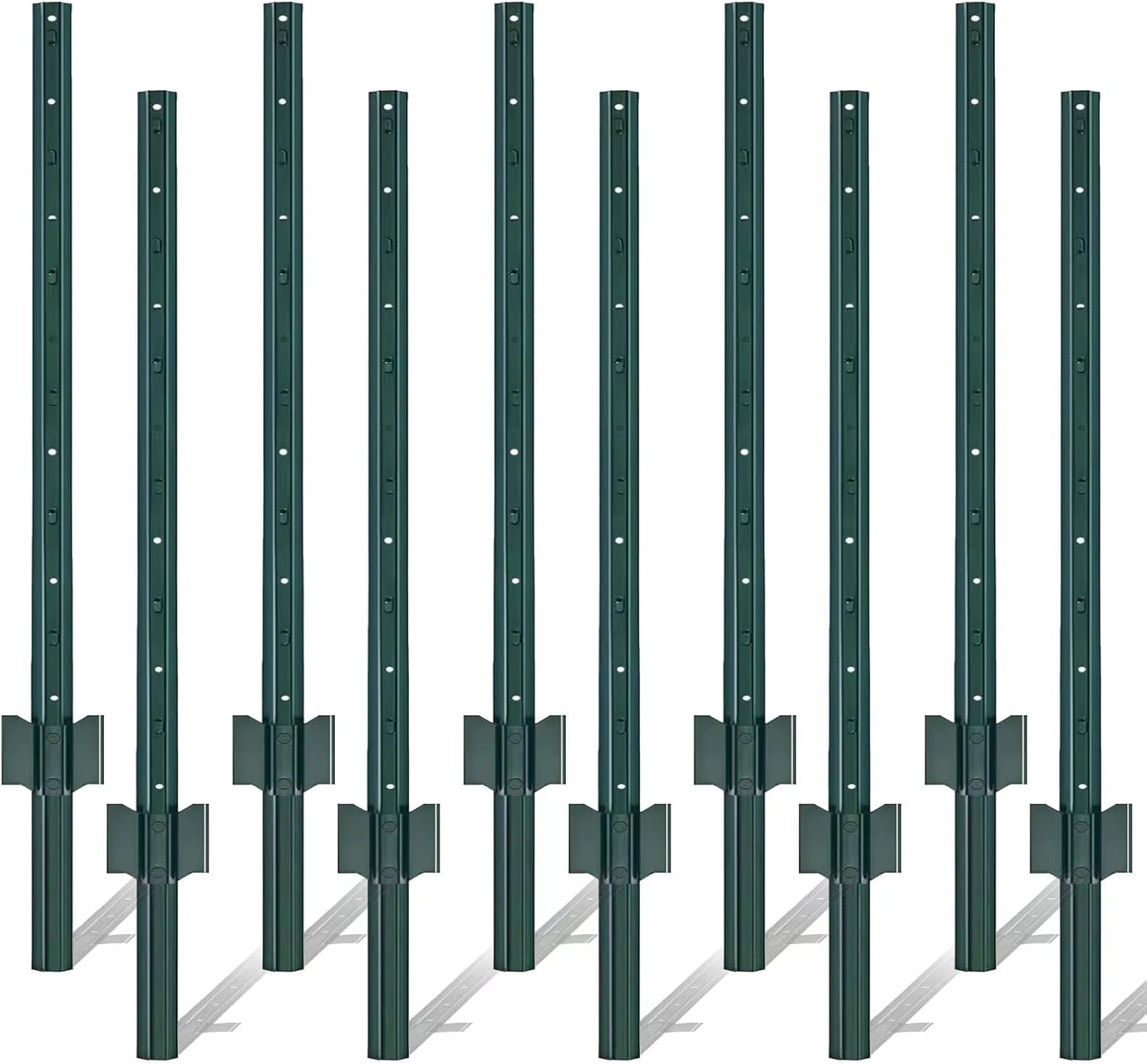 Amazon.com : AMAGABELI GARDEN & HOME Fence Posts 4Feet 10Pack Sturdy ...