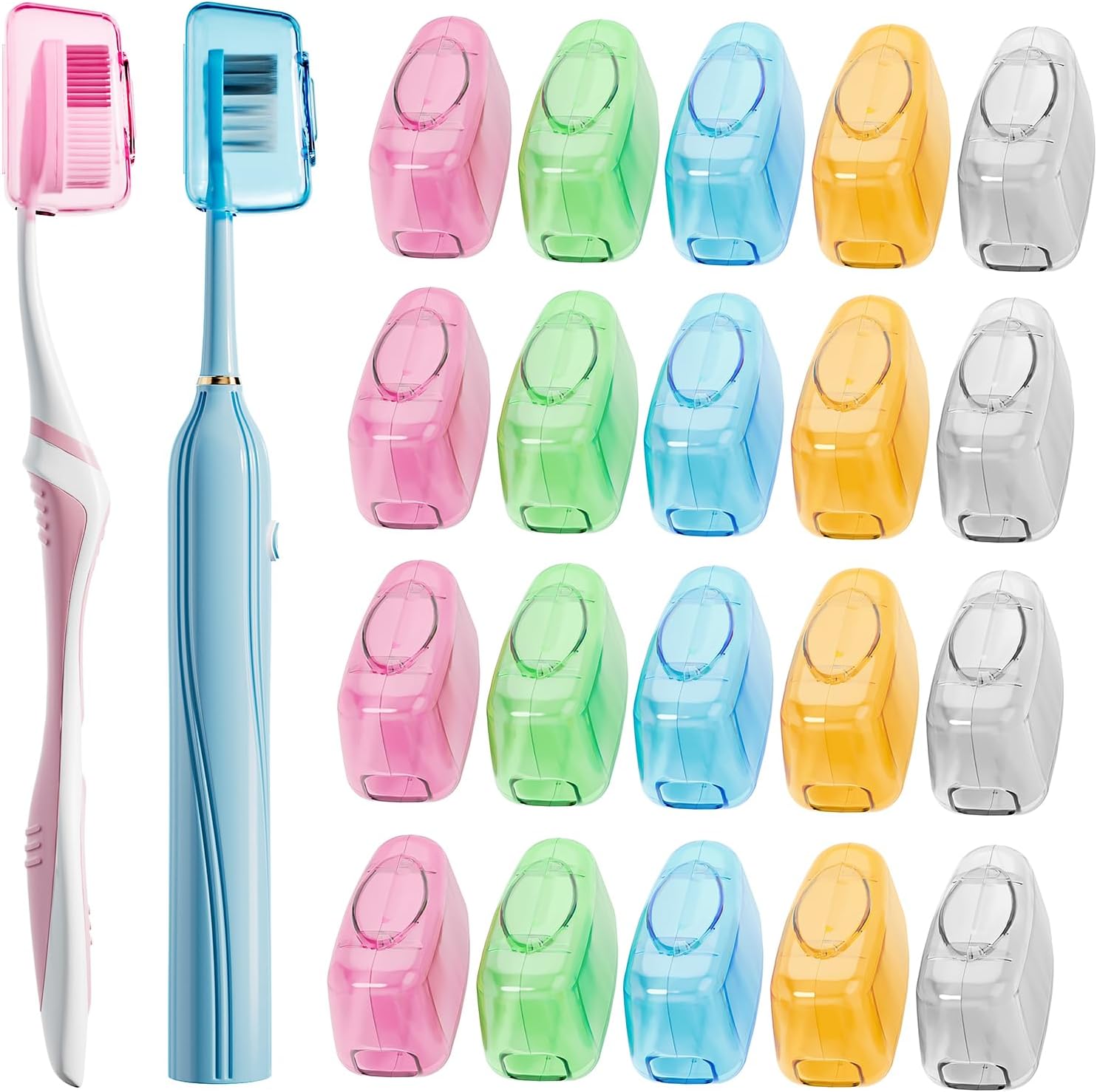 Amazon.com: Nincha Snap-on Toothbrush Head Cover for Manual and Powered ...