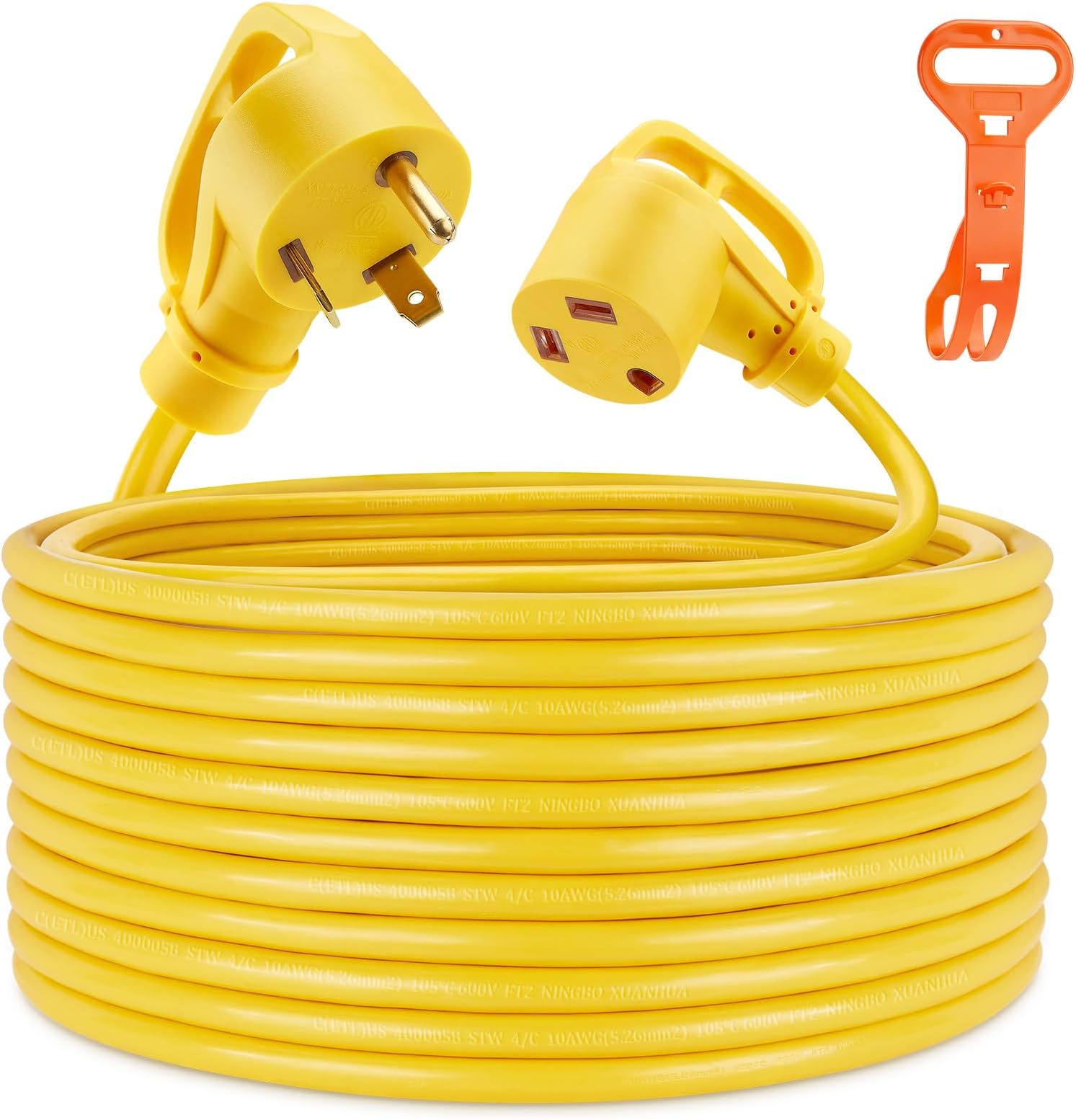 Amazon.com: Camco Power Grip 25-Ft 30 Amp RV Extension Cord - Rated for ...