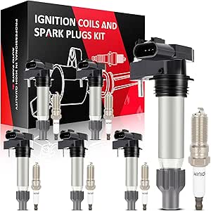 Amazon.com: KILOAUTO 6 Ignition Coils with 6 Iridium Spark Plugs fit for 2010 for Buick for ...
