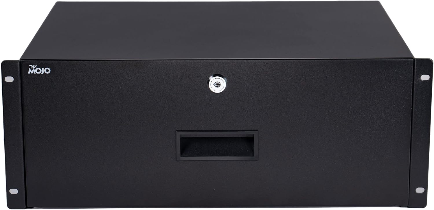 Amazon.com: 4U Locking Rack Mount Drawer by Tecmojo - 22lb (10 kg ...