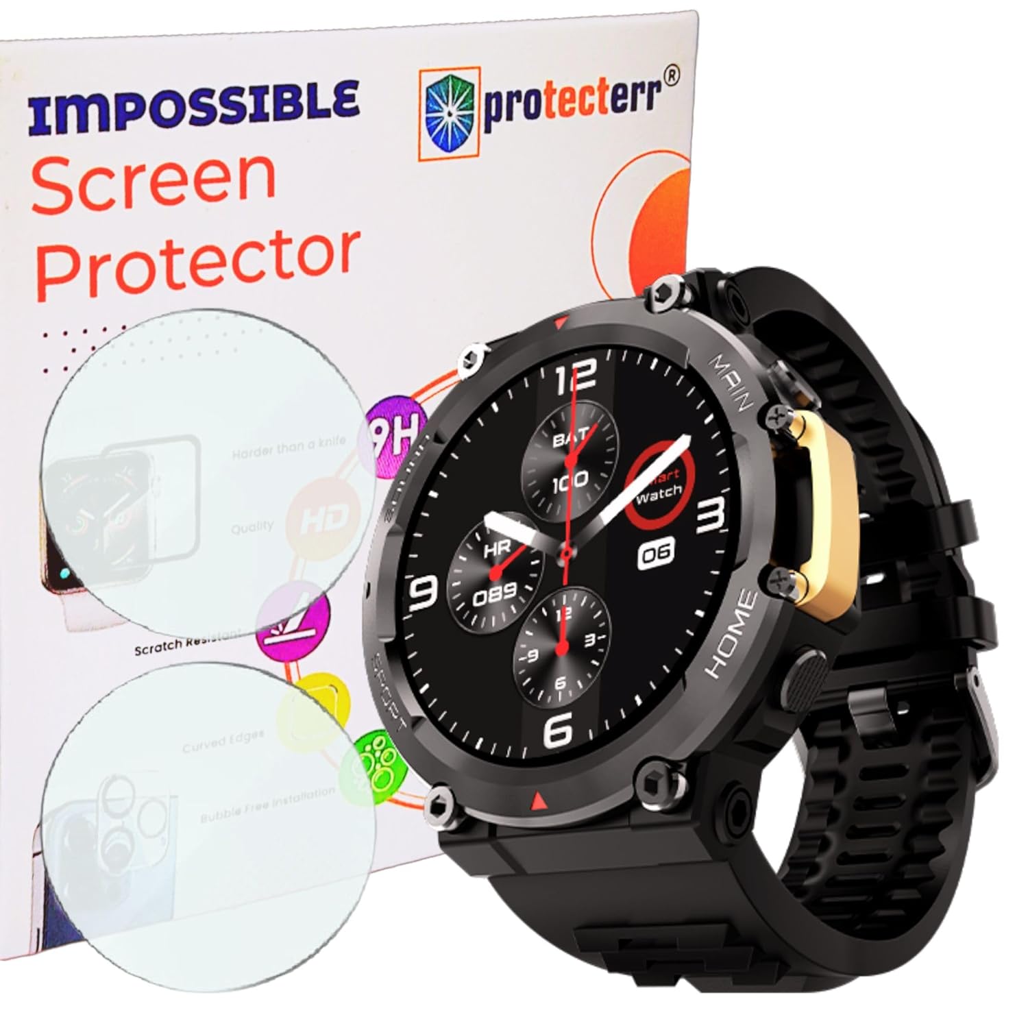 PROTECTERR® Hydrogel TPU Screen Protector for Fire Boltt Artillery (1.5 ...