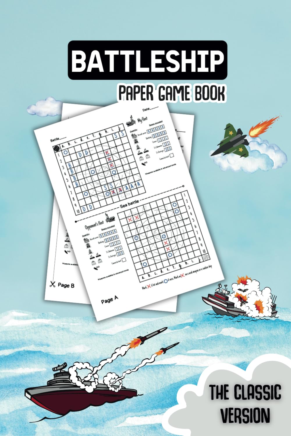 Printable Battleship Game Paper