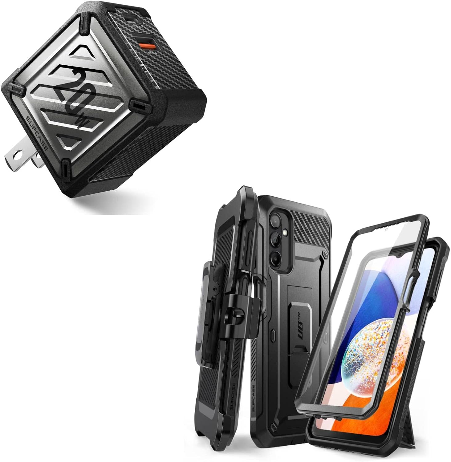 Amazon.com: SUPCASE Unicorn Beetle for Galaxy A14 5G (2023) Case & USB ...