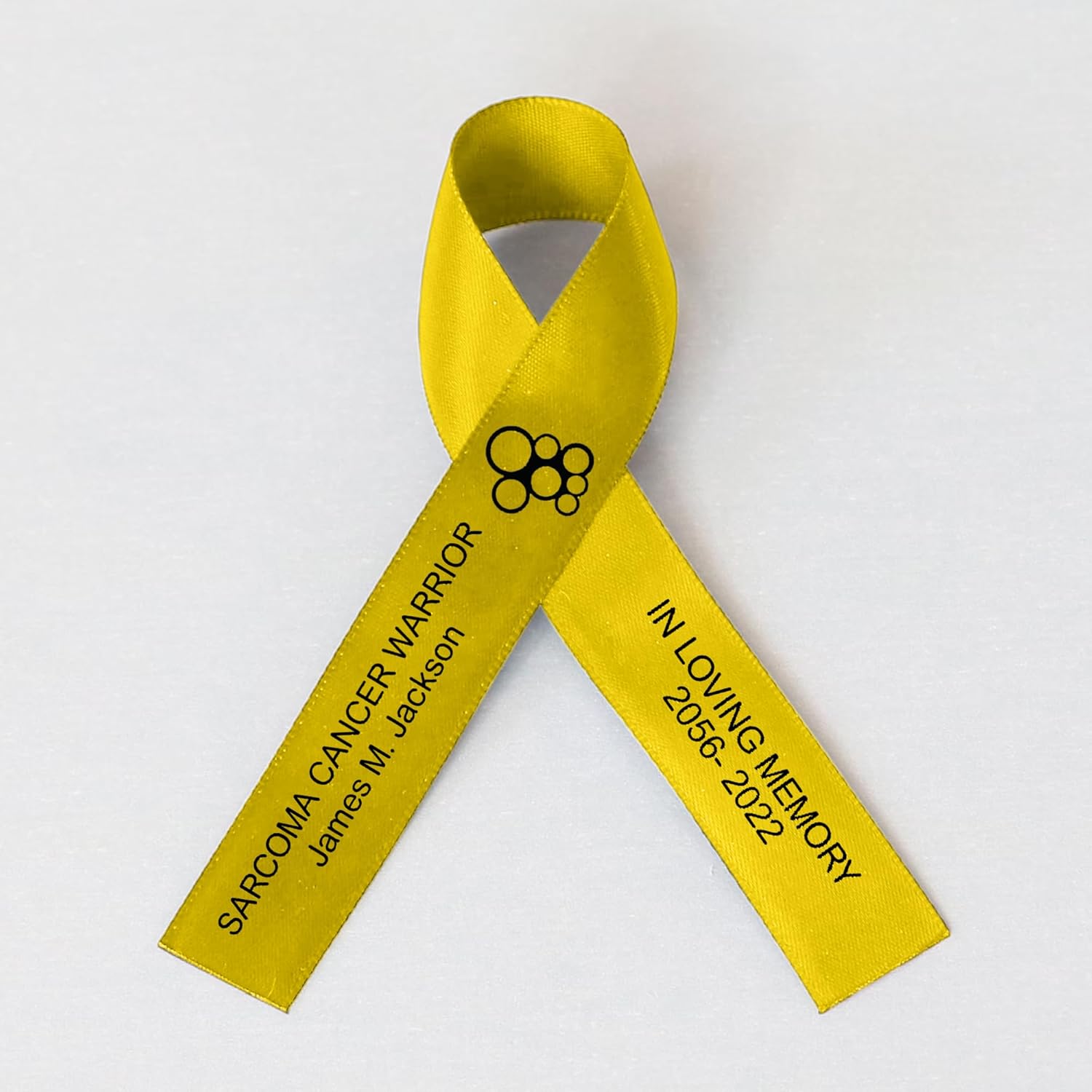 Amazon.com: 25pcs Personalized Memorial Ribbons, Custom Memorial Ribbon ...