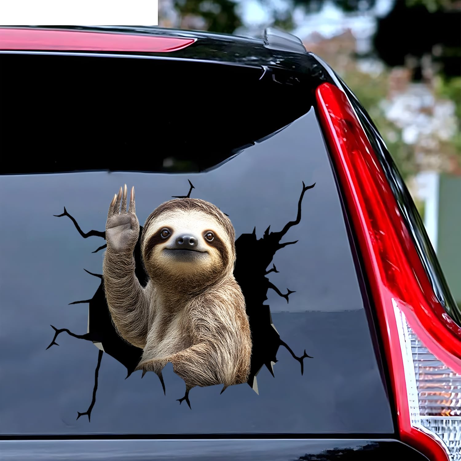Amazon.com - Sloth Stickers, Sloth Car Decals - 3D Realistic Sloth ...