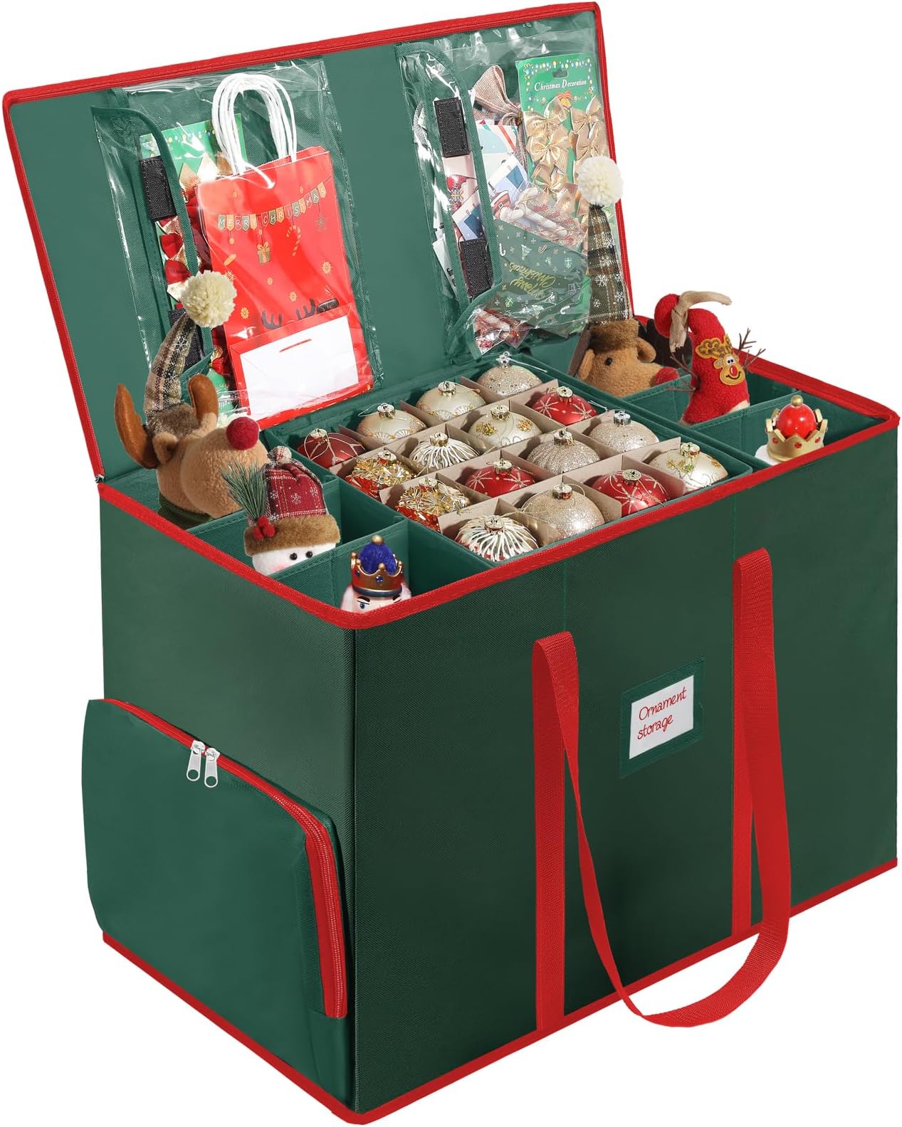 Amazon.com: ProPik 2 Pack Christmas Figures Storage Box | Each Holds 4 ...