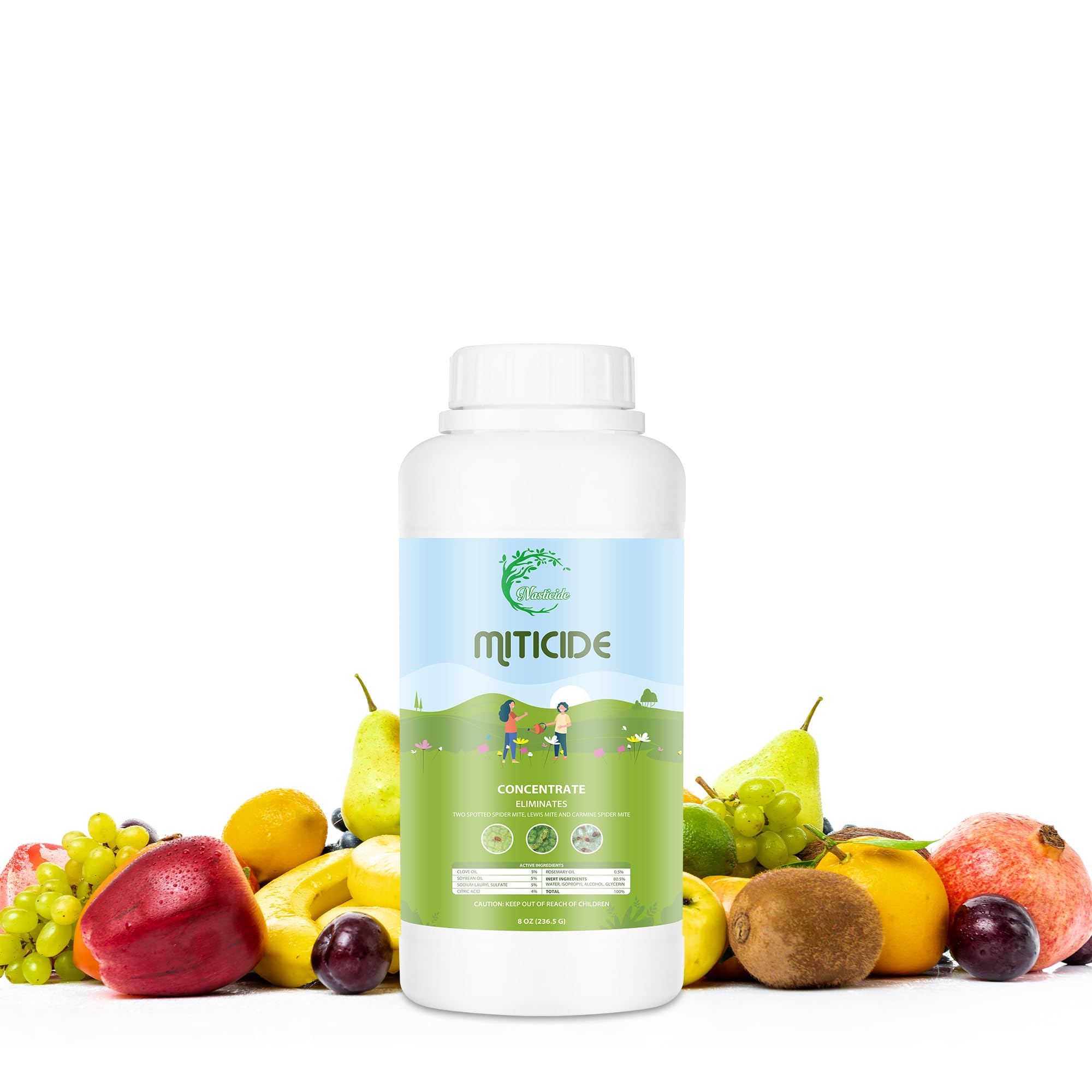 Amazon.com: Nasticide Natural Miticide for Plants, Pesticide ...