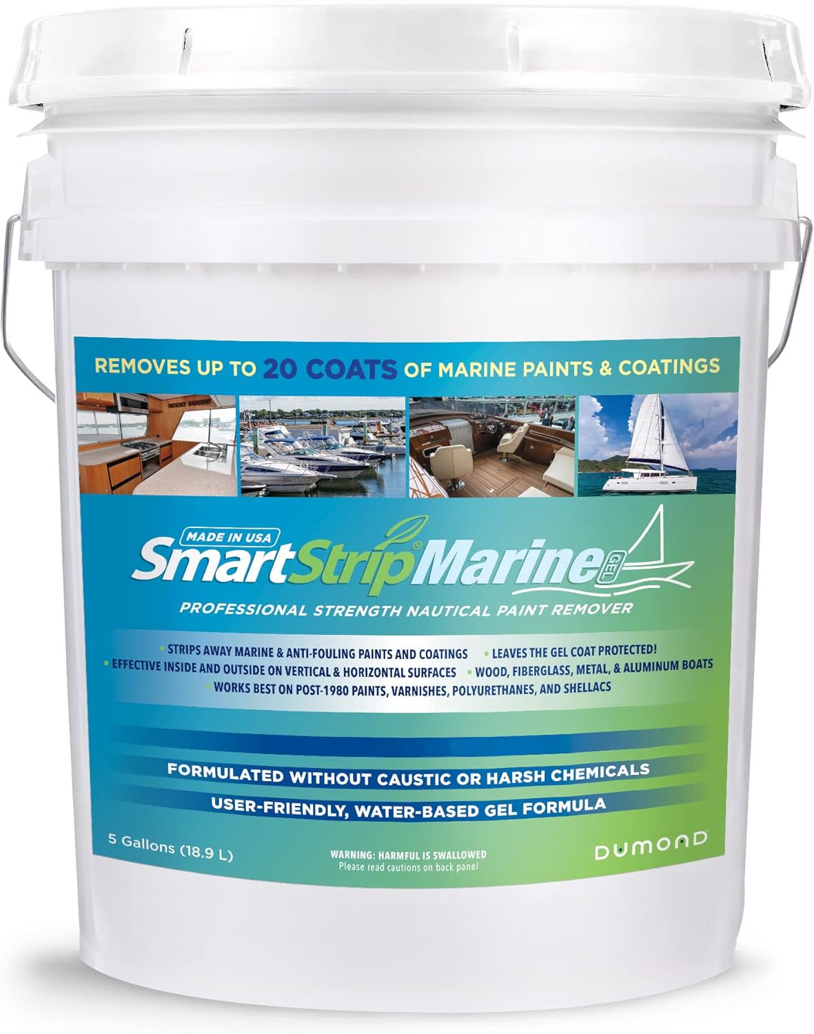 Smart Strip Marine Paint Remover - Strips up to 20 Layers of Paints ...