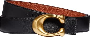 Amazon.com: COACH 32mm Sculpted C Reversible Belt : Clothing, Shoes ...