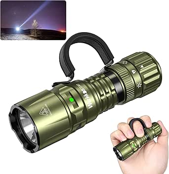 Wurkkos TD07 Flashlight, LED Tactical Flashlight, 1300 High Lumen EDC ...