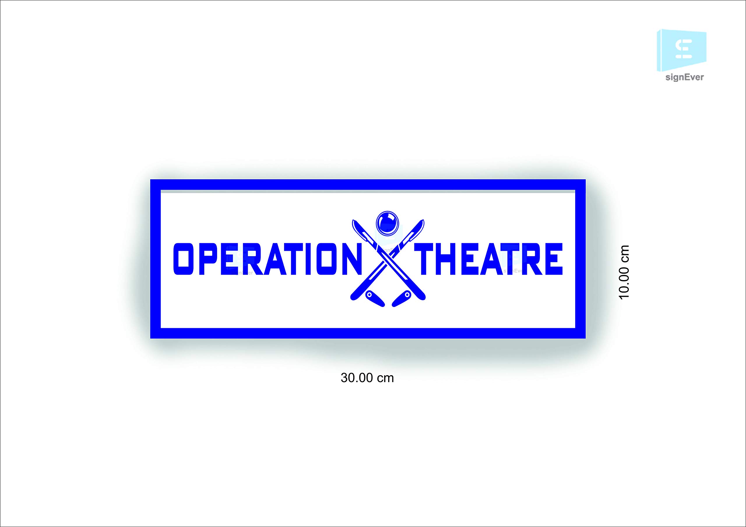 Buy SIGN EVER Operation Theatre Sign Board For Hospital Pharmacy ...