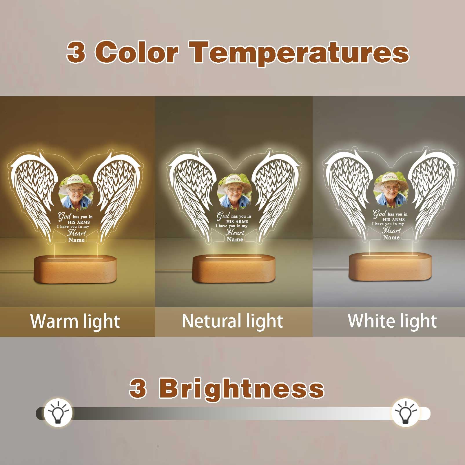 Snapklik.com : Dicodes Personalized Memorial Gift Photo Night Light ...