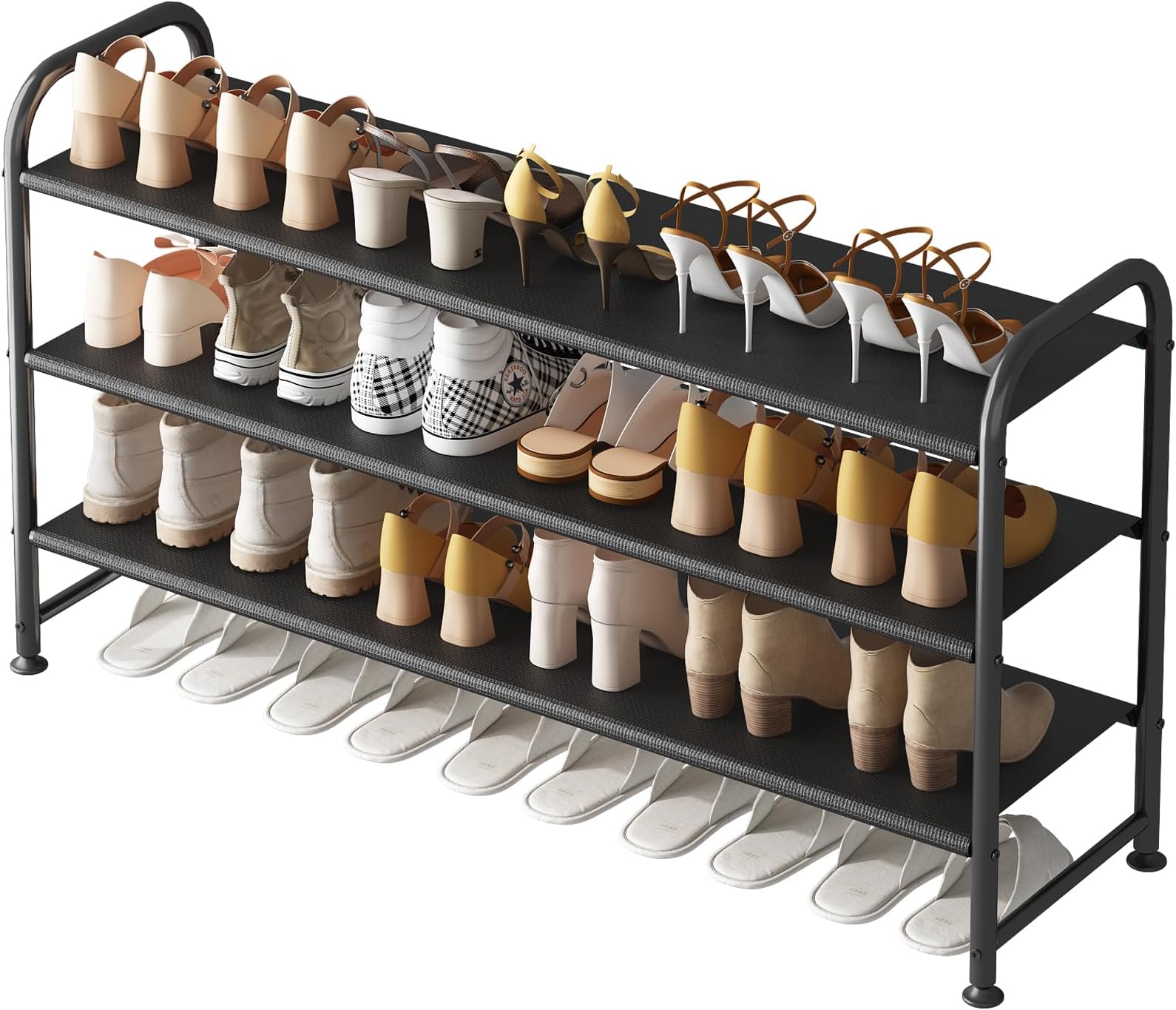 Amazon.com: Kitsure Shoe Rack for Entryway - Sturdy & Durable Long ...