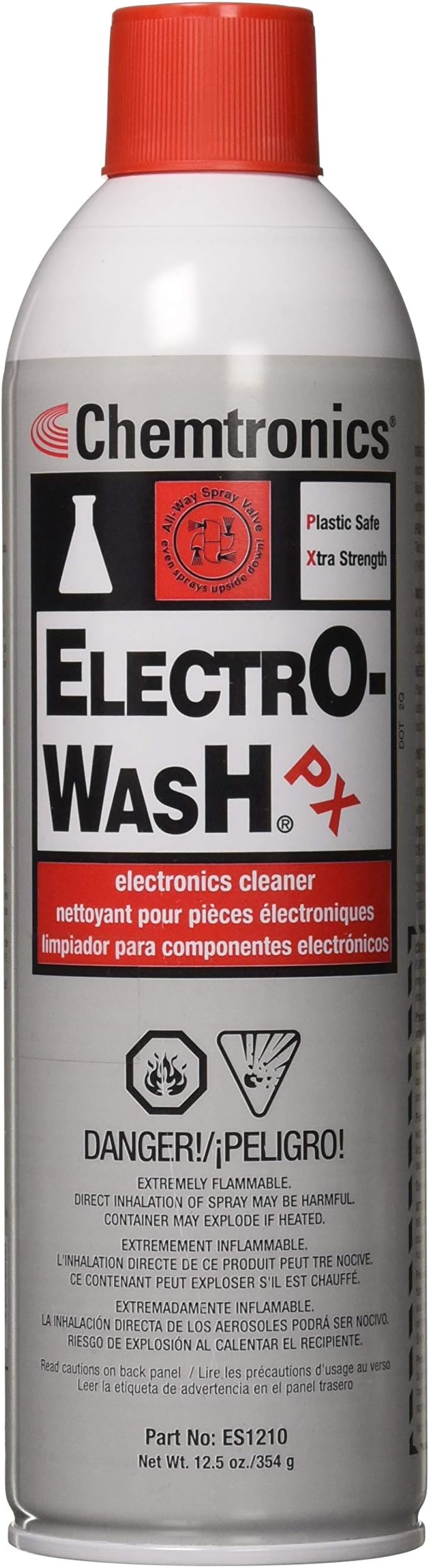 Amazon.com: Chemtronics ES6100 Electro-Wash VZ Cleaner/Degreaser ...