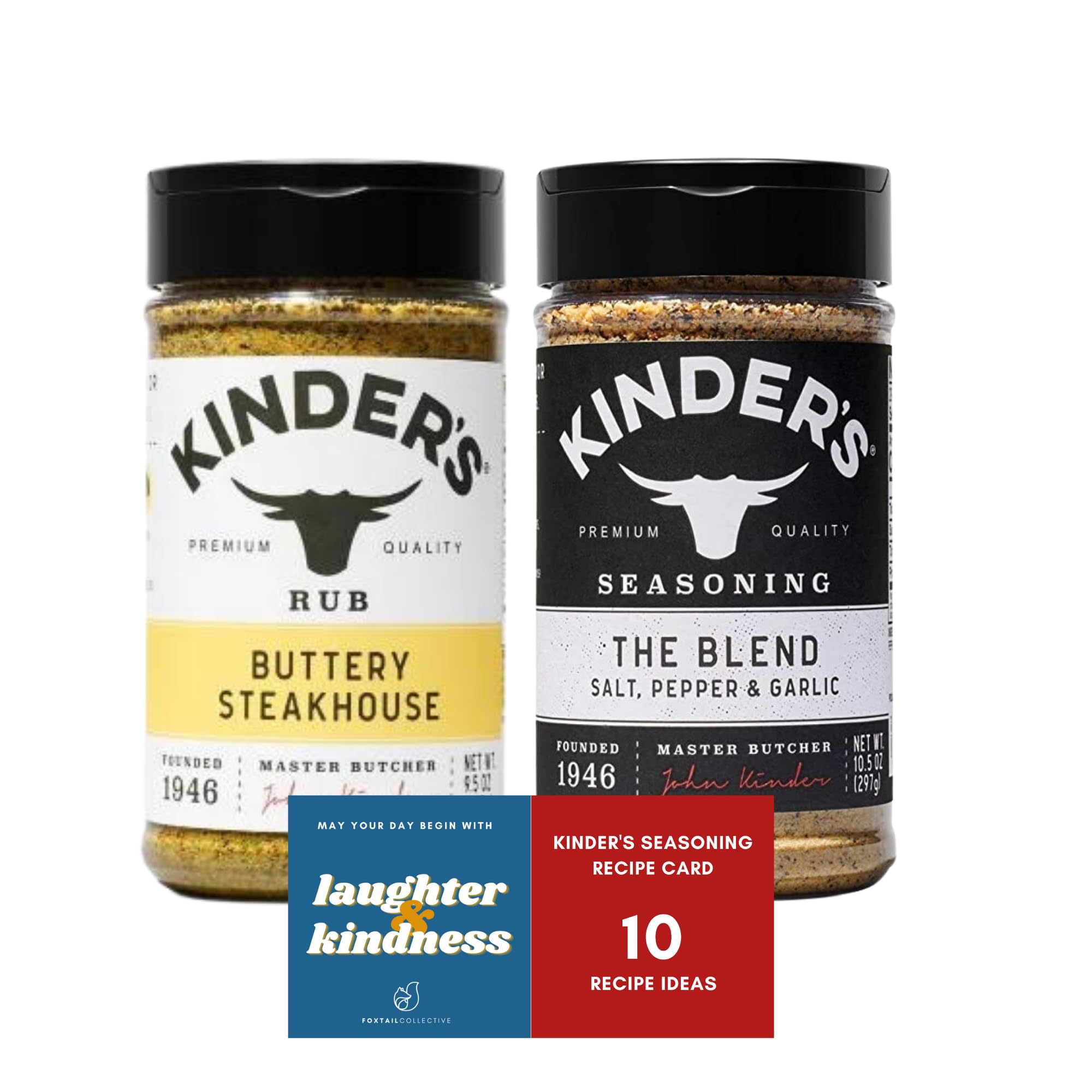Amazon.com : Kinder's Seasoning Duo Bundle: The Blend & Buttery ...
