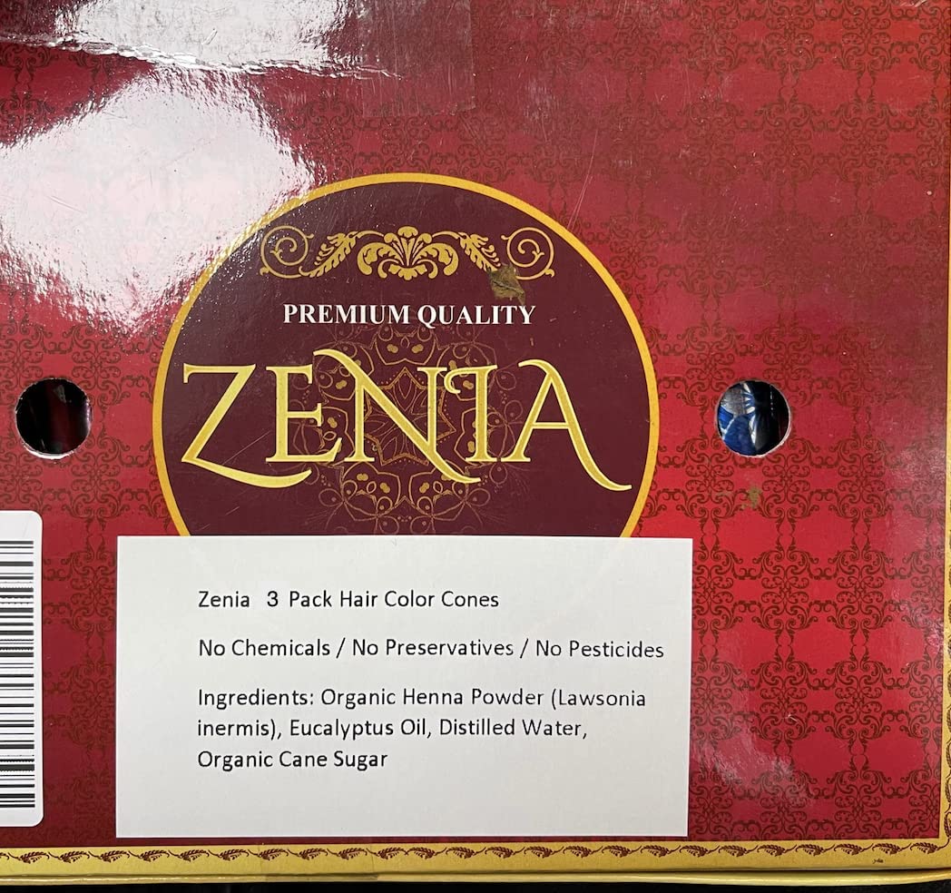 ایگرد | قیمت و خرید Zenia 3 Pack 100% Natural Ready to Use Henna Paste ...