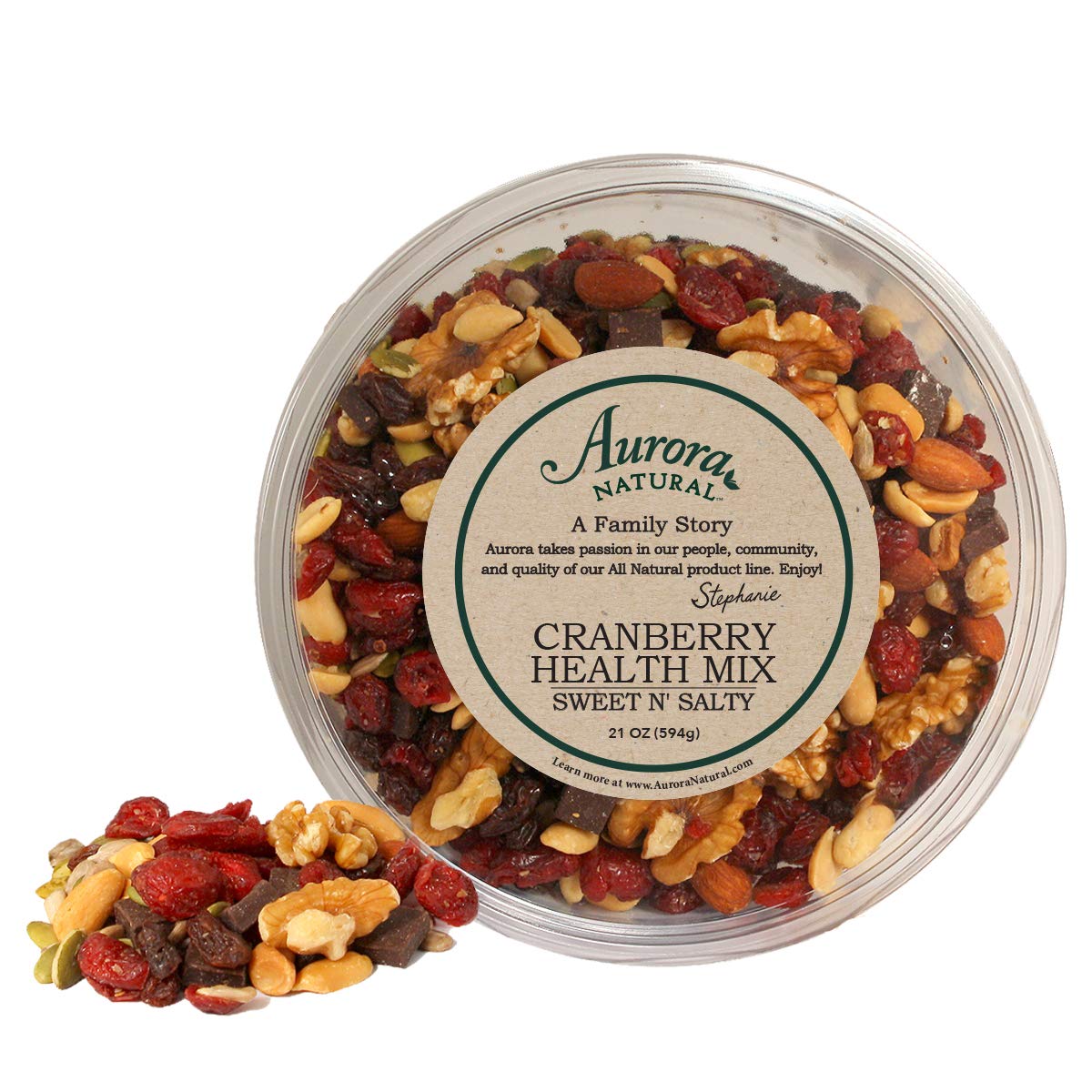 Amazon.com: Aurora Natural Products Cranberry Health Mix Sweet & Salty ...