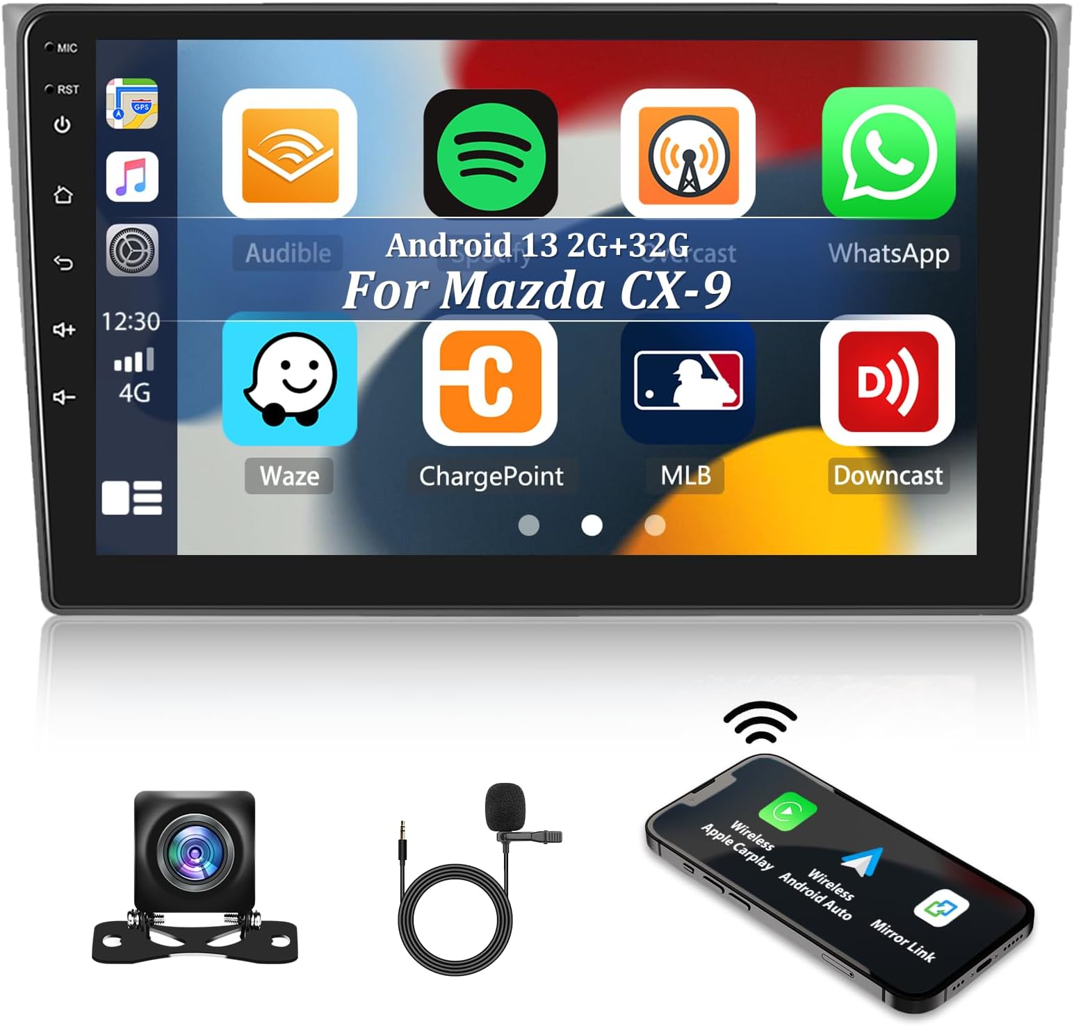Amazon.com: [2+32G] Android 13 Car Stereo for Mazda 5 2007-2010 with ...
