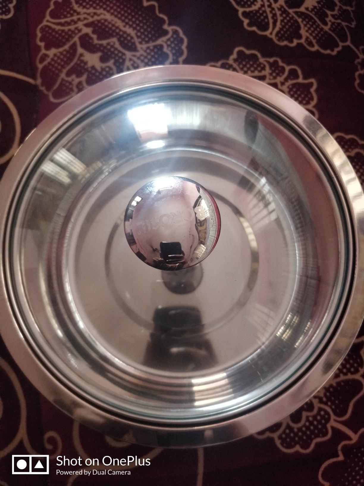 Buy Borosil Stainless Steel Handi Server, 2.5 litres, Grey Online at ...