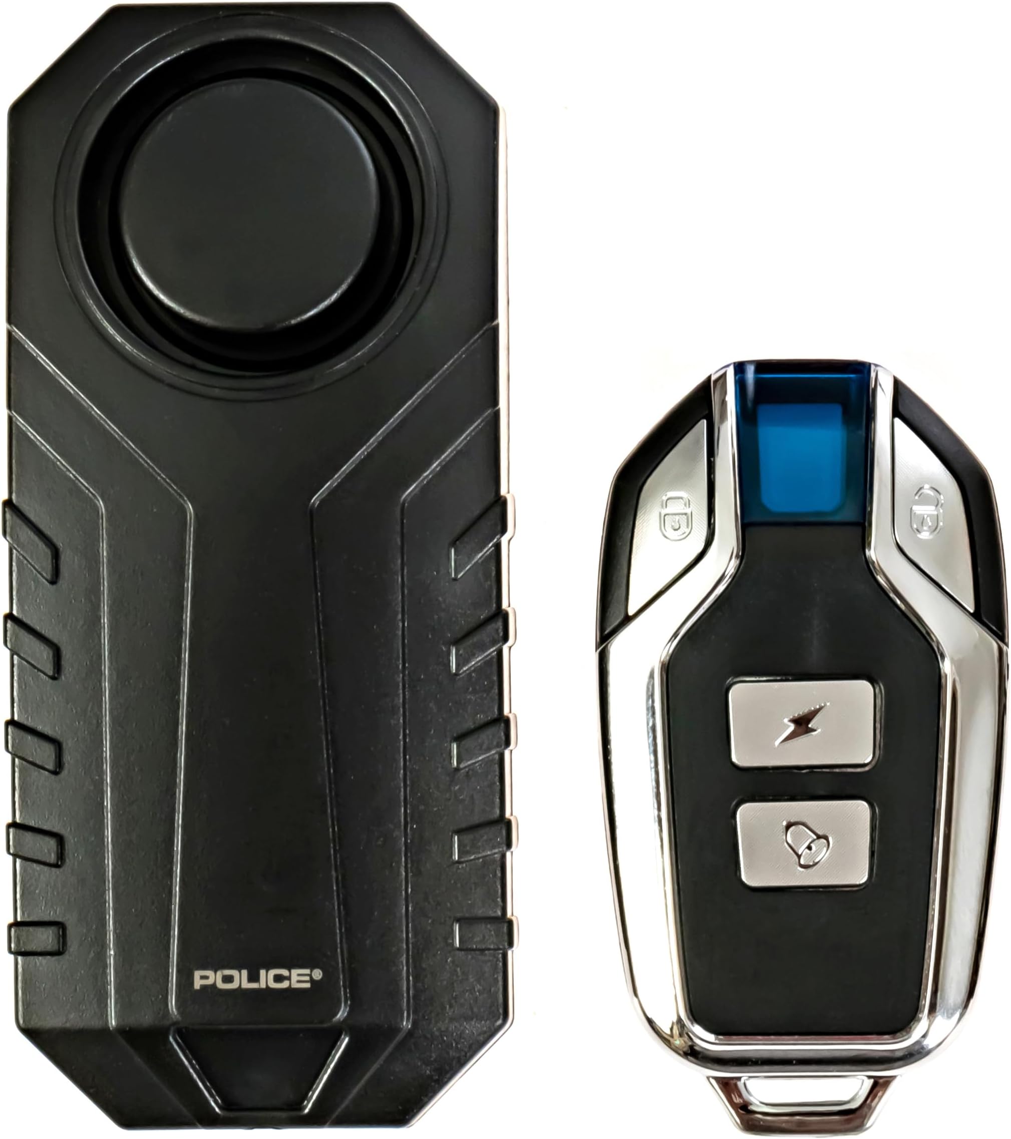 Amazon.com: POLICE Bike Alarm with Remote 113dB Loud Scooter Alarm ...