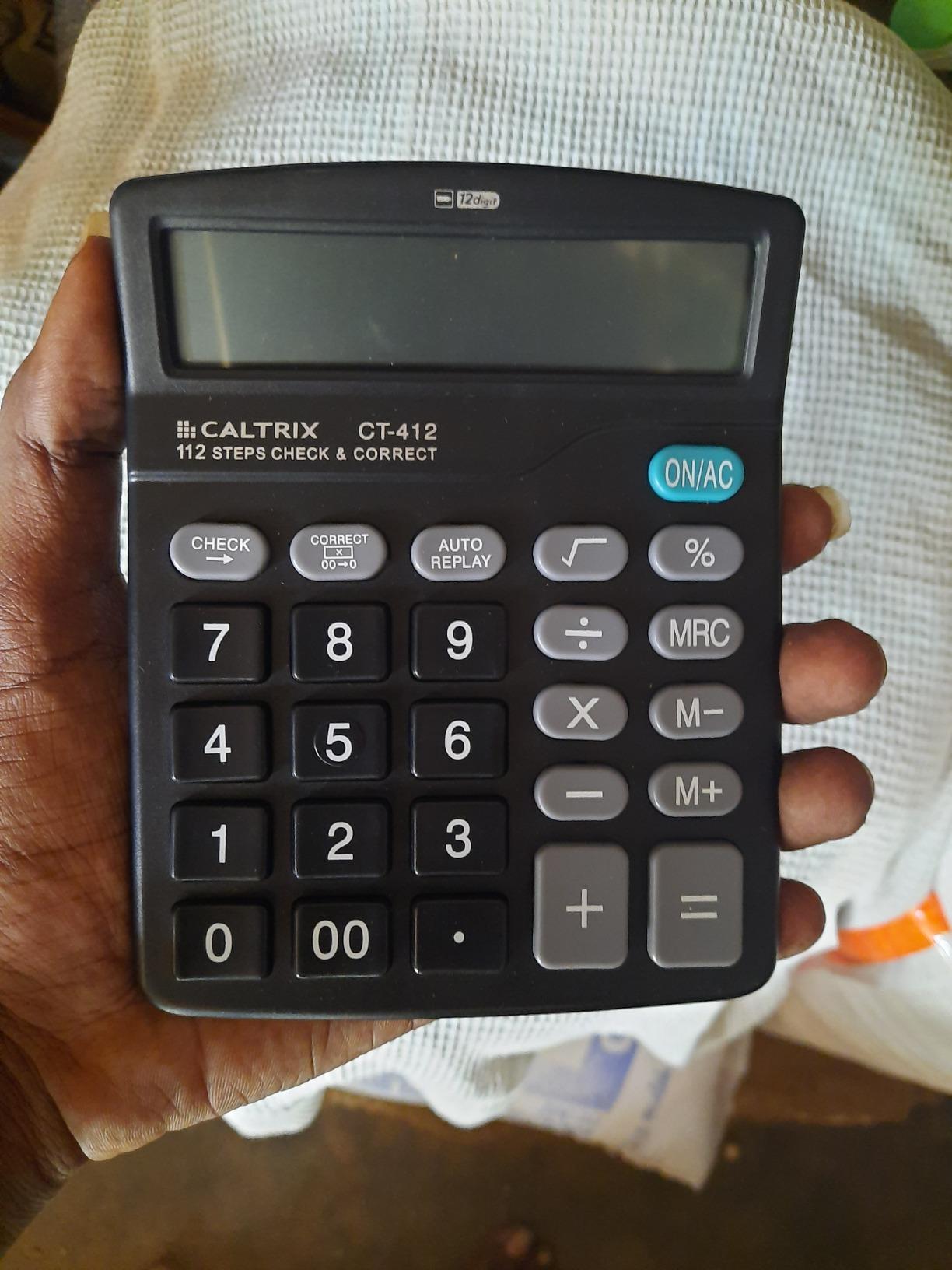 Caltrix CT-412 Basic Calculator : Amazon.in: Office Products