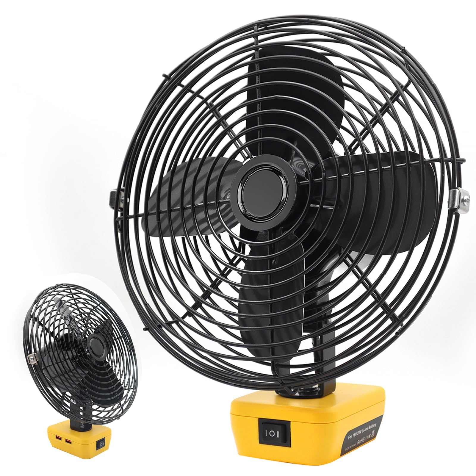 Amazon.com: Aernair Jobsite Fan Compatible with Dewalt 20v Max Battery ...