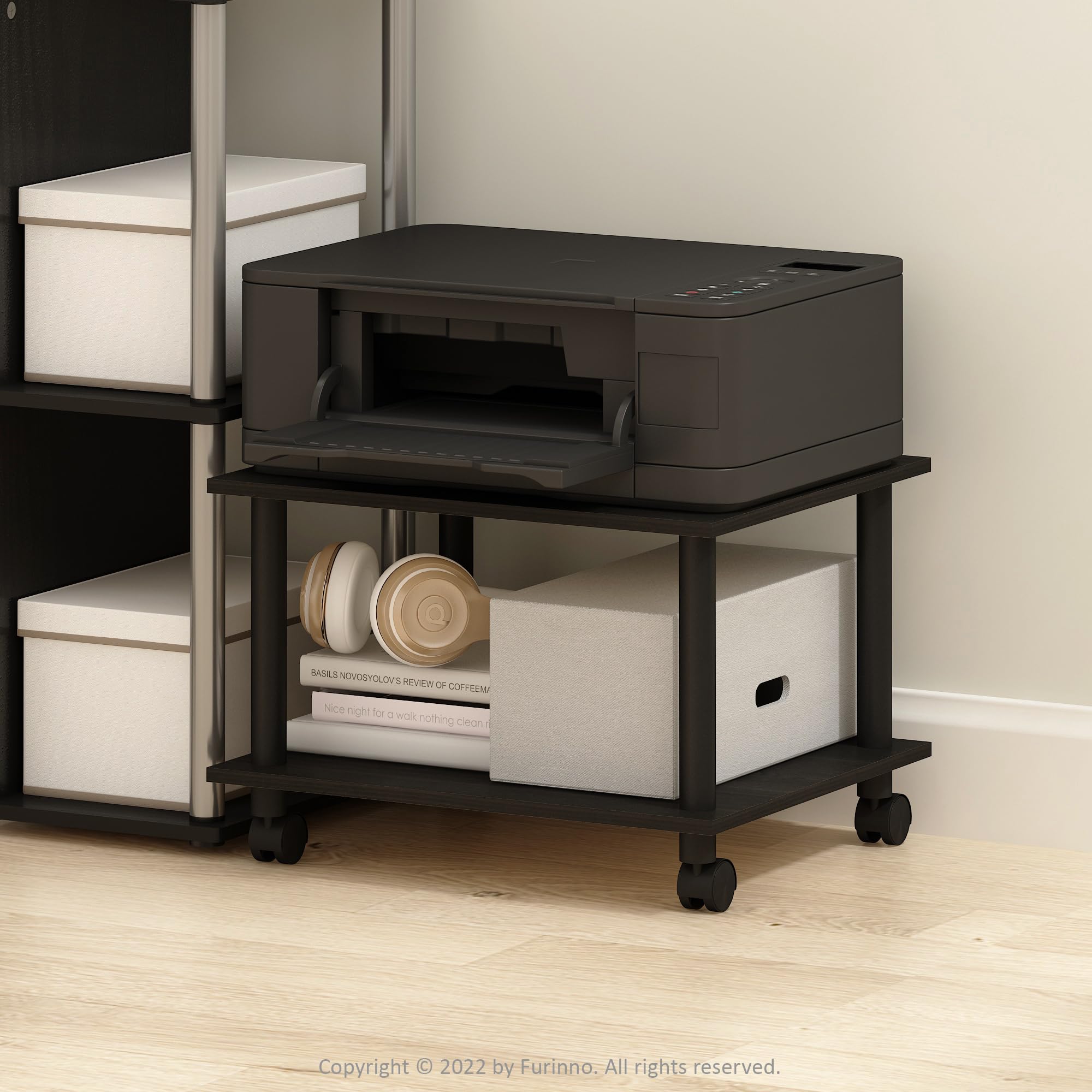 Snapklik.com : Furinno Econ Home Office Under Desk CPU And Printer Stand