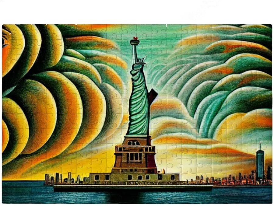 Amazon.com: Salvador Dali Art Puzzles - USA Jigsaw Puzzle - New York ...