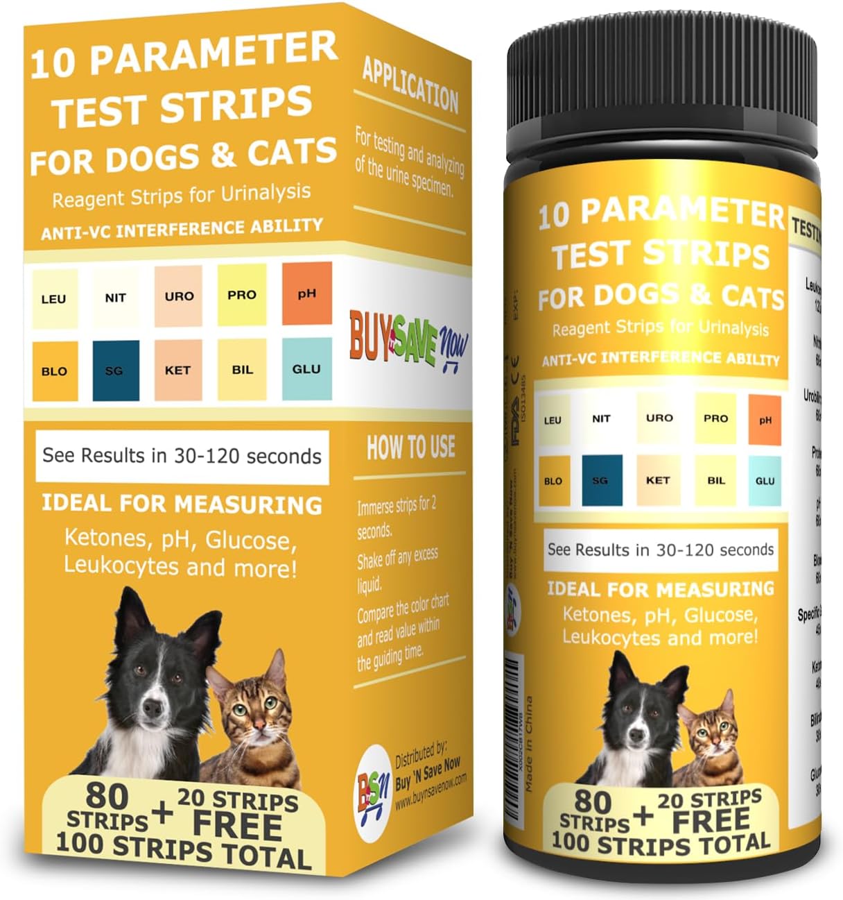 Amazon.com : Pet Test Strips for Dogs, Cats, and Other Animal Pets ...