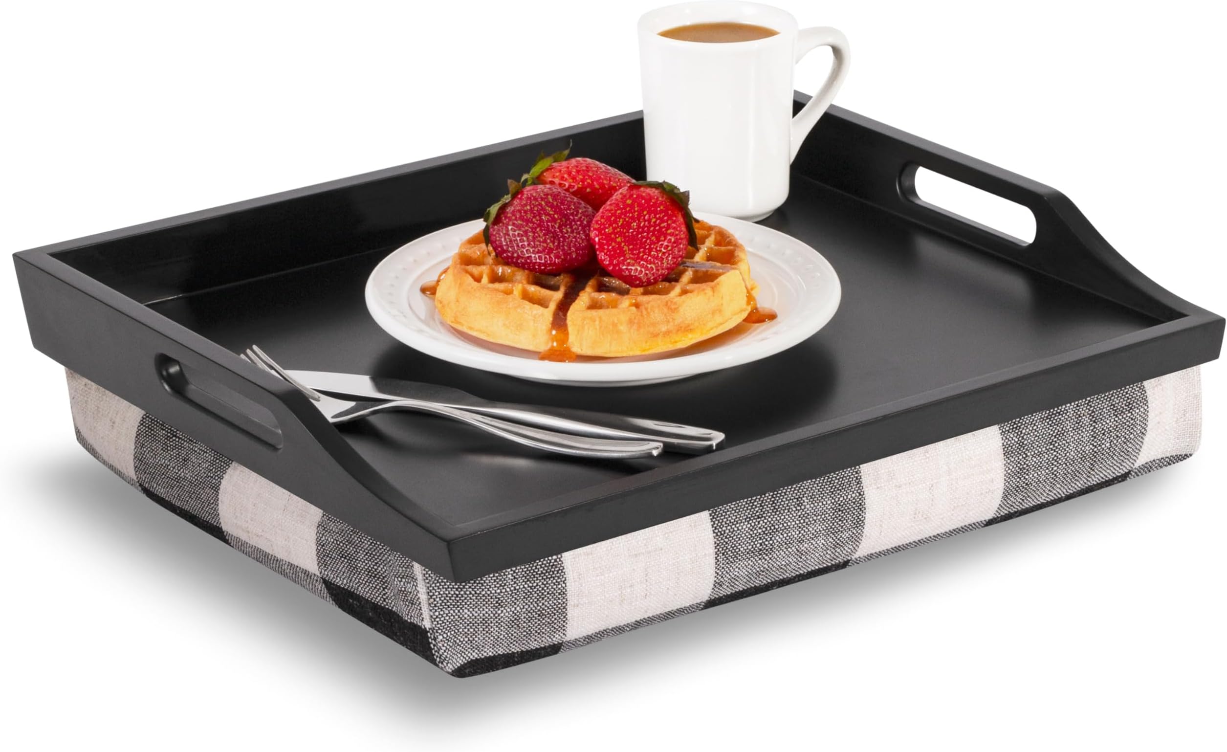 Amazon.com - Pickmesh Bed Lap Tray with Detachable Pillow Serving Lap ...