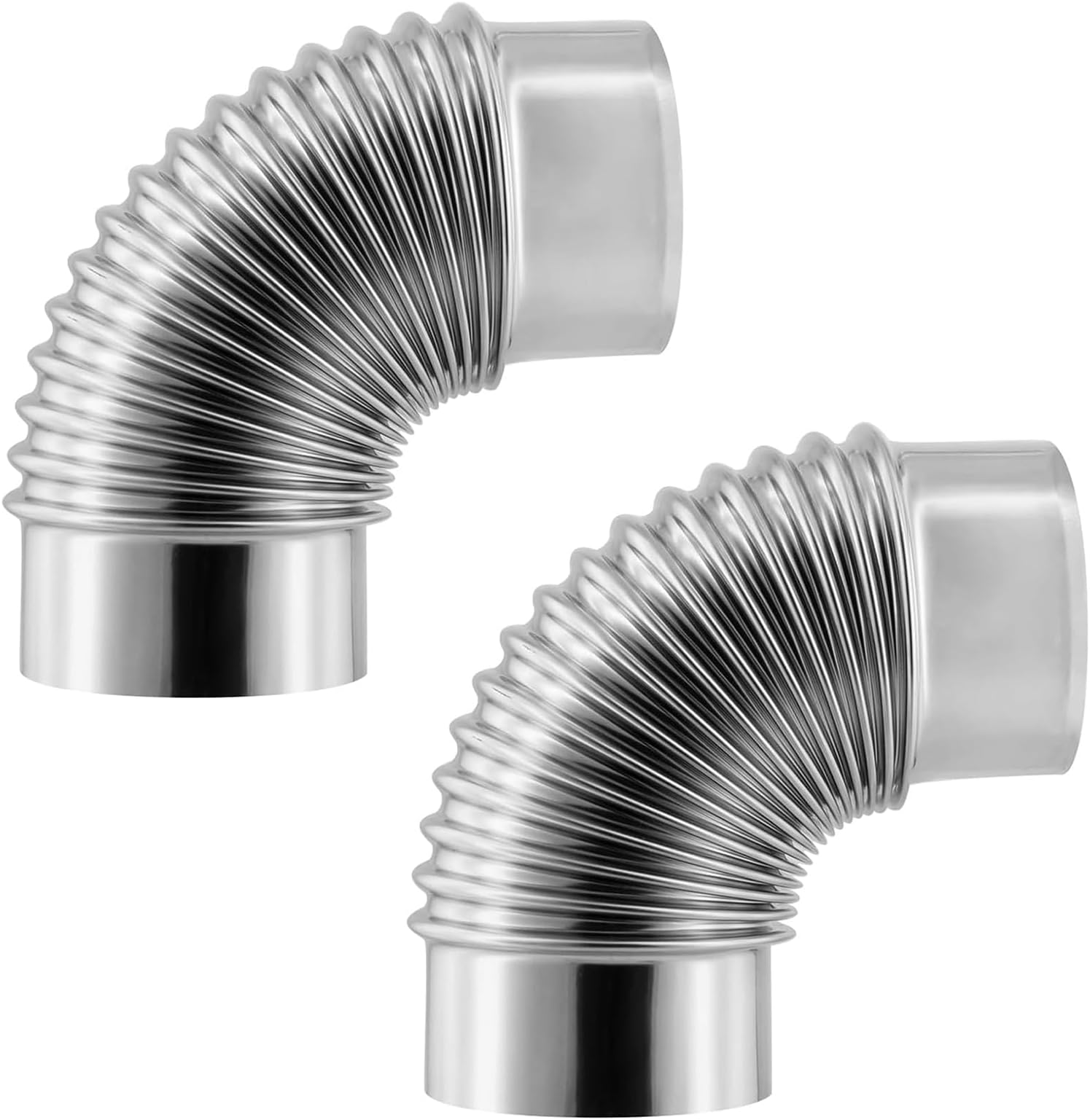 Amazon.com: 2 PCS 4 Inch 90 Degree Elbow Vent Tube Connector ...