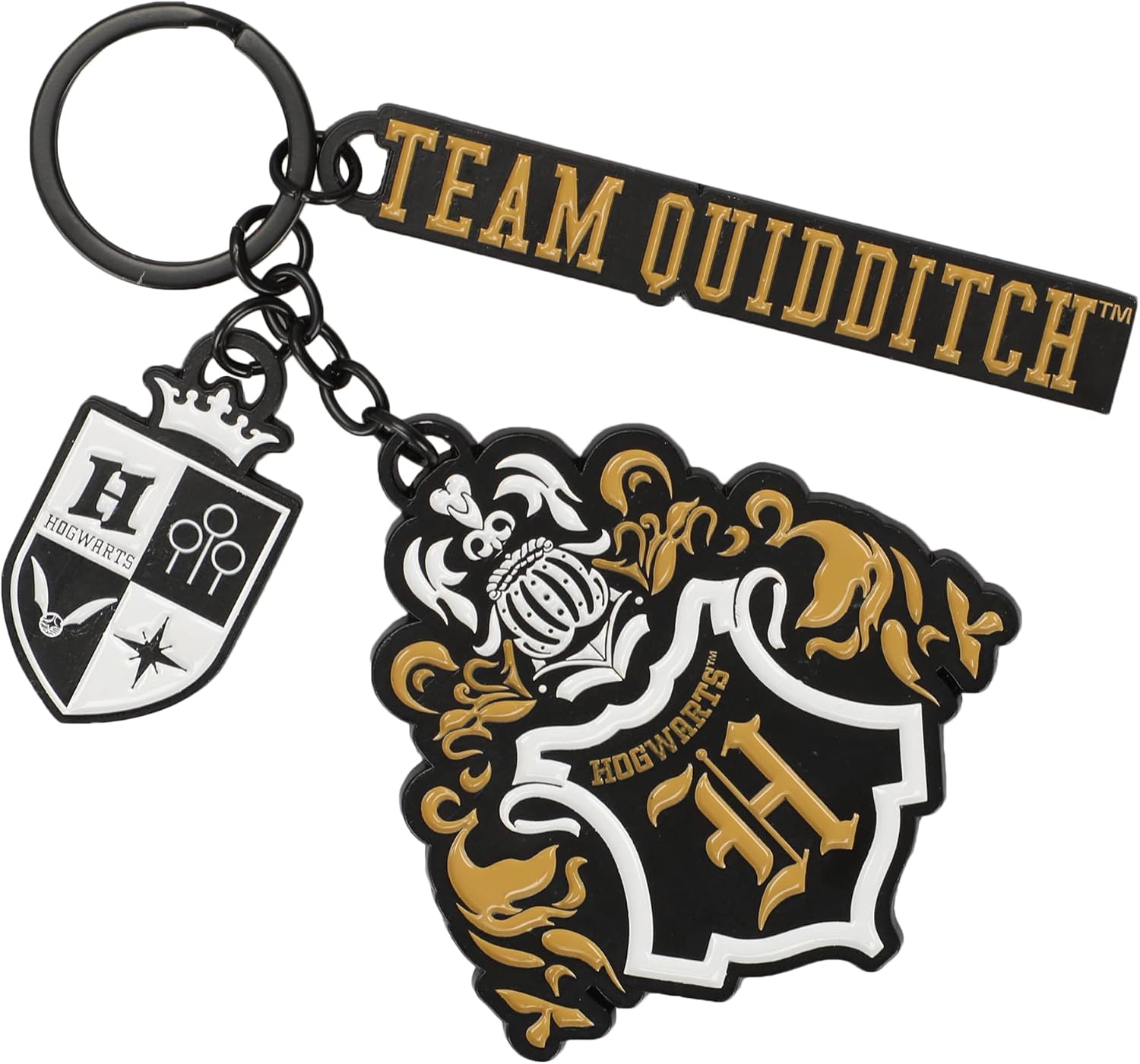 Amazon.com: Bioworld Harry Potter Hogwarts Team Quidditch Keychain ...