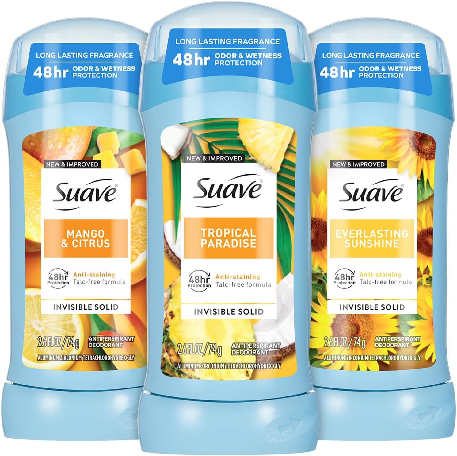 Amazon.com : Suave Antiperspirant Deodorant for Women, Sweet Pea ...